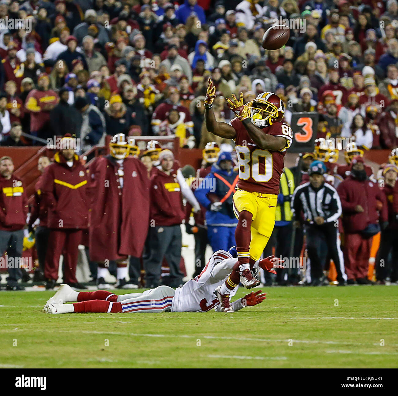 Landover, MD, USA. 23rd Nov, 2017. Washington Redskins WR #80 Jamison ...