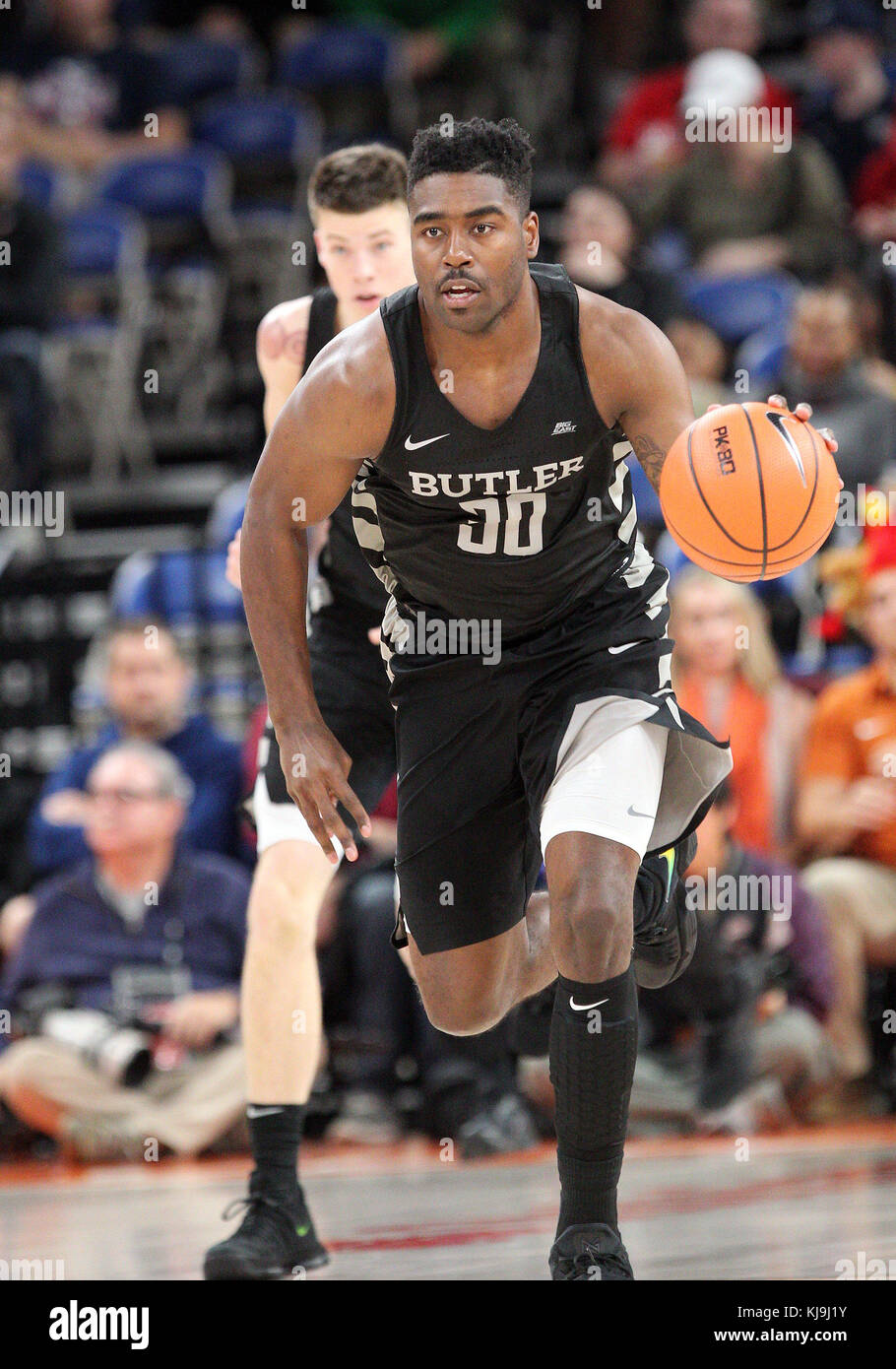 November 23, 2017: Butler Bulldogs forward Kelan Martin (30) during the ...