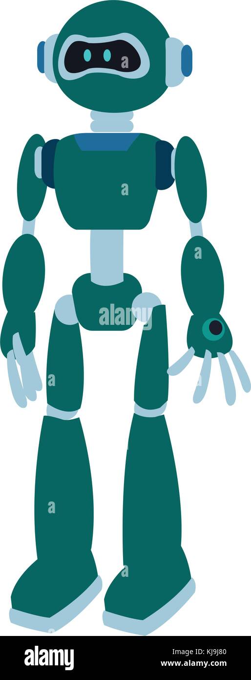 Cute robot cartoon Stock Vector Image & Art - Alamy