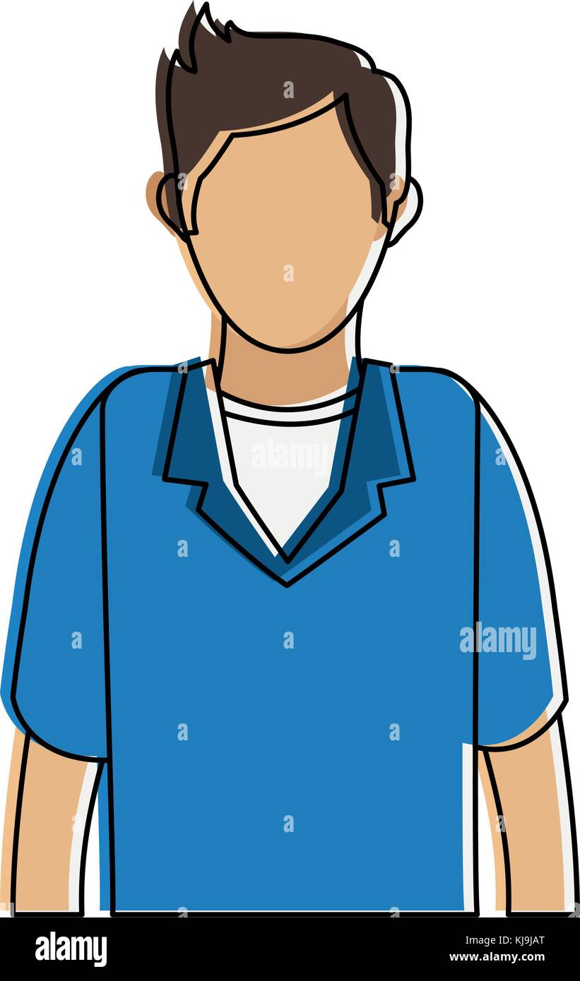 Man faceless cartoon Stock Vector Image & Art - Alamy