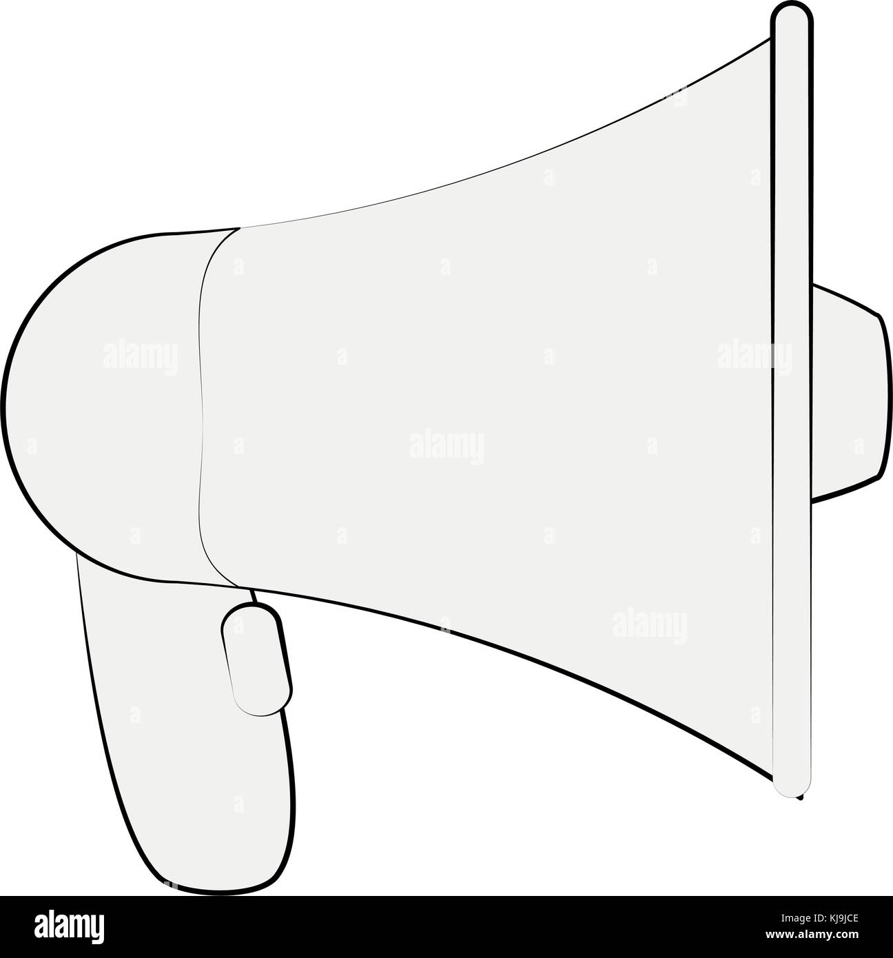 Bullhorn advertising symbol Stock Vector Image & Art - Alamy