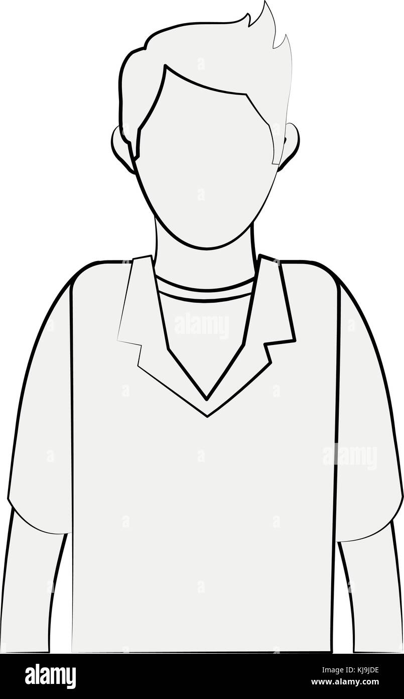 Man faceless cartoon Stock Vector Image & Art - Alamy