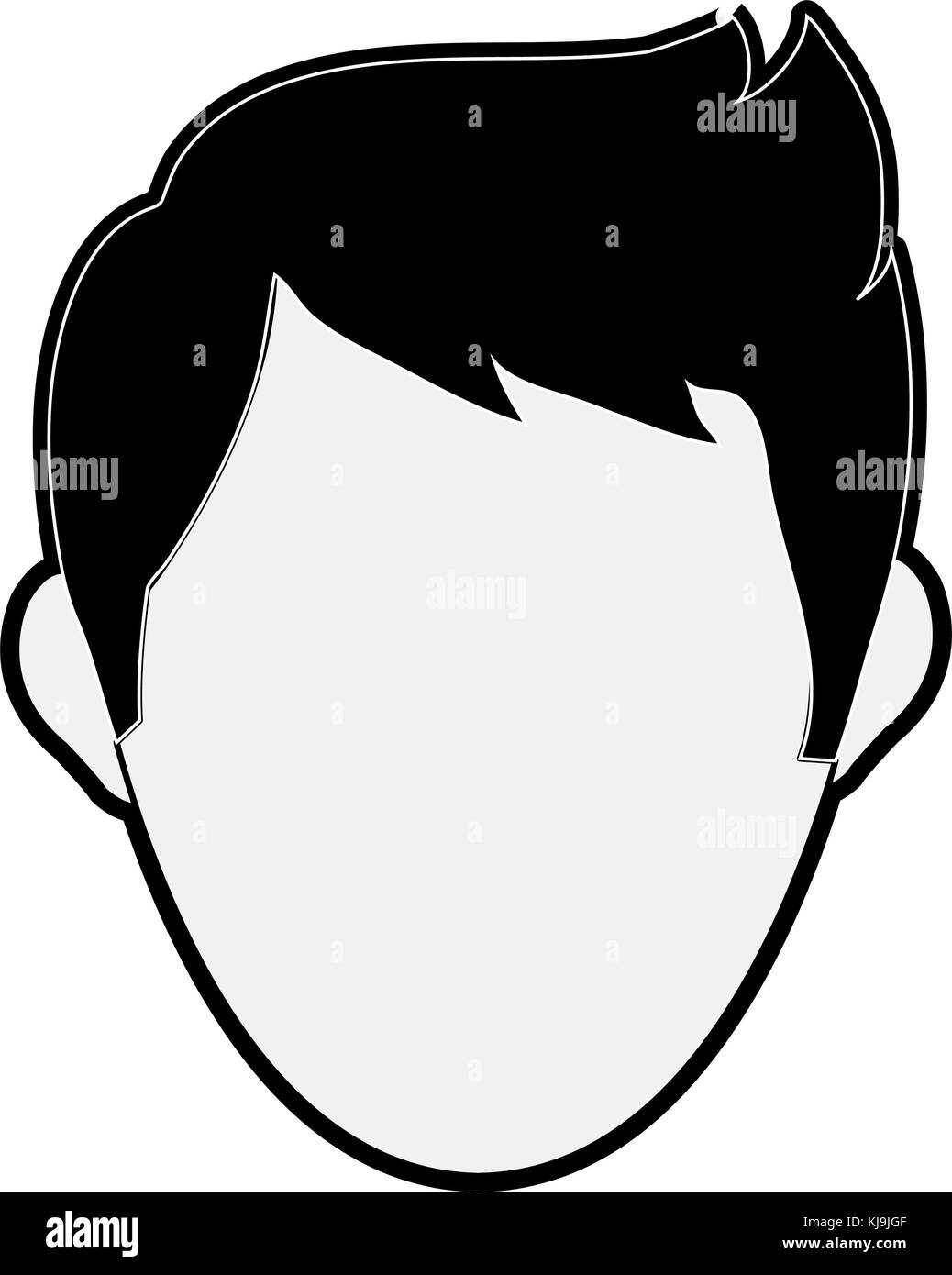 Man faceless cartoon Stock Vector Image & Art - Alamy