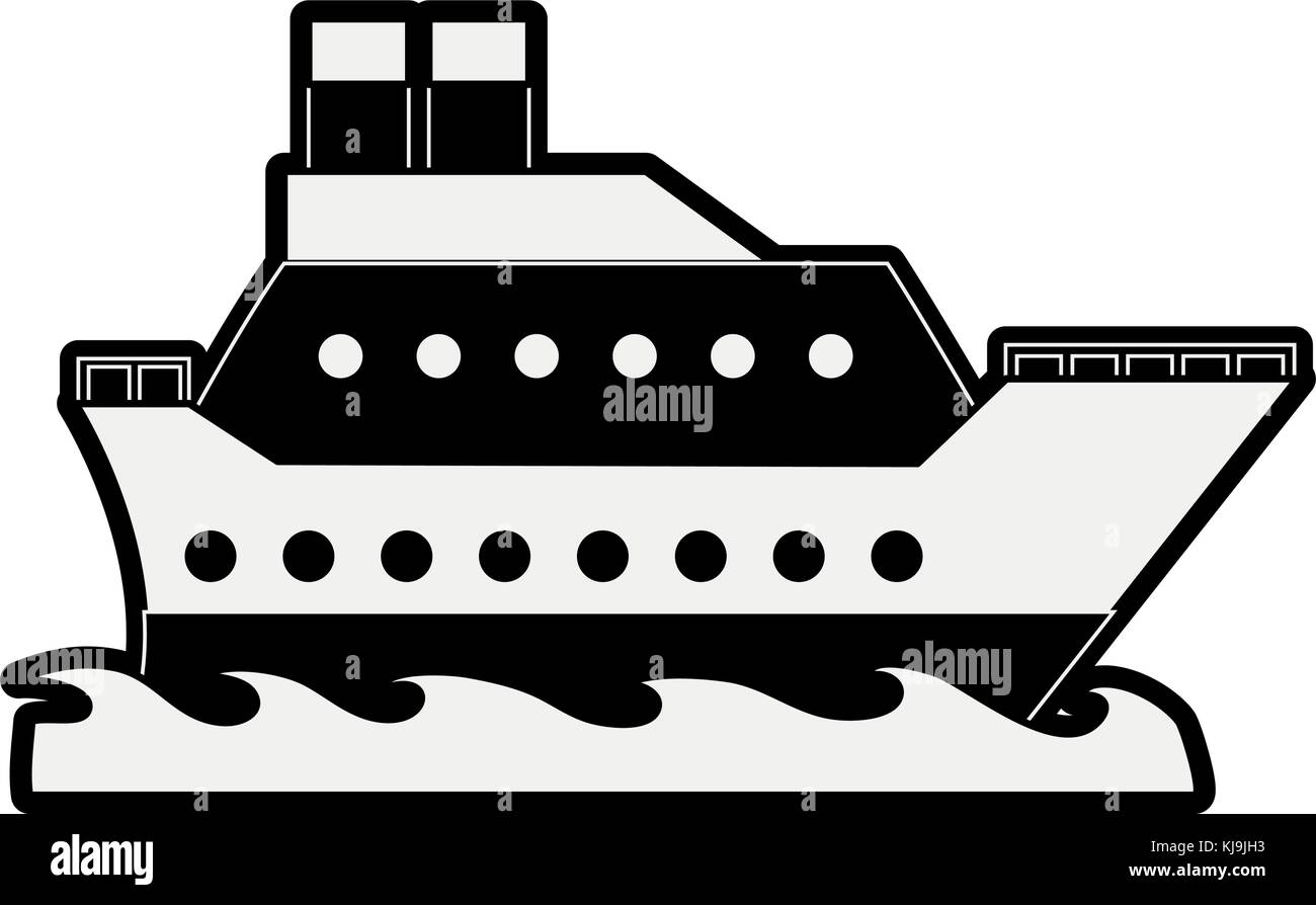 Cruise ship symbol Stock Vector Image & Art - Alamy