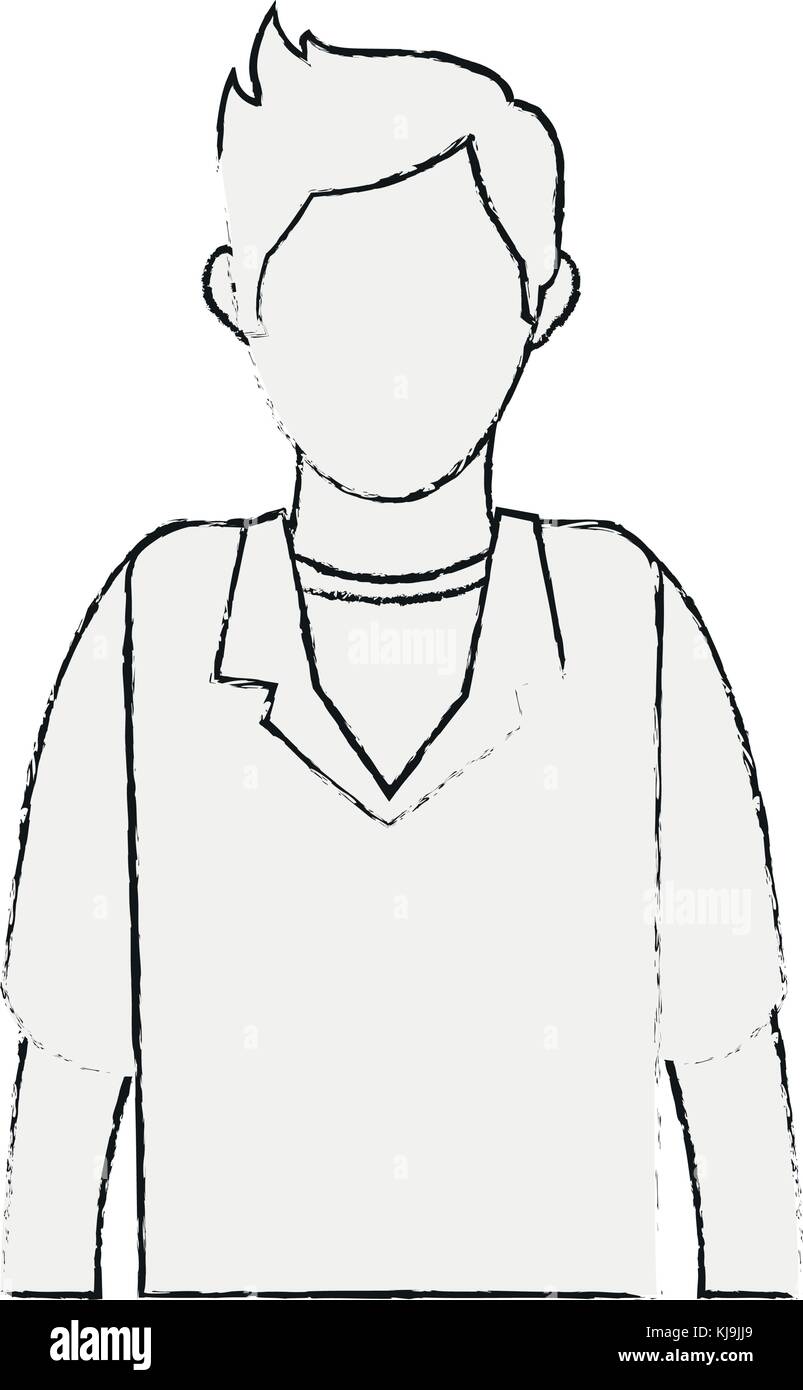 Man faceless cartoon Stock Vector Image & Art - Alamy