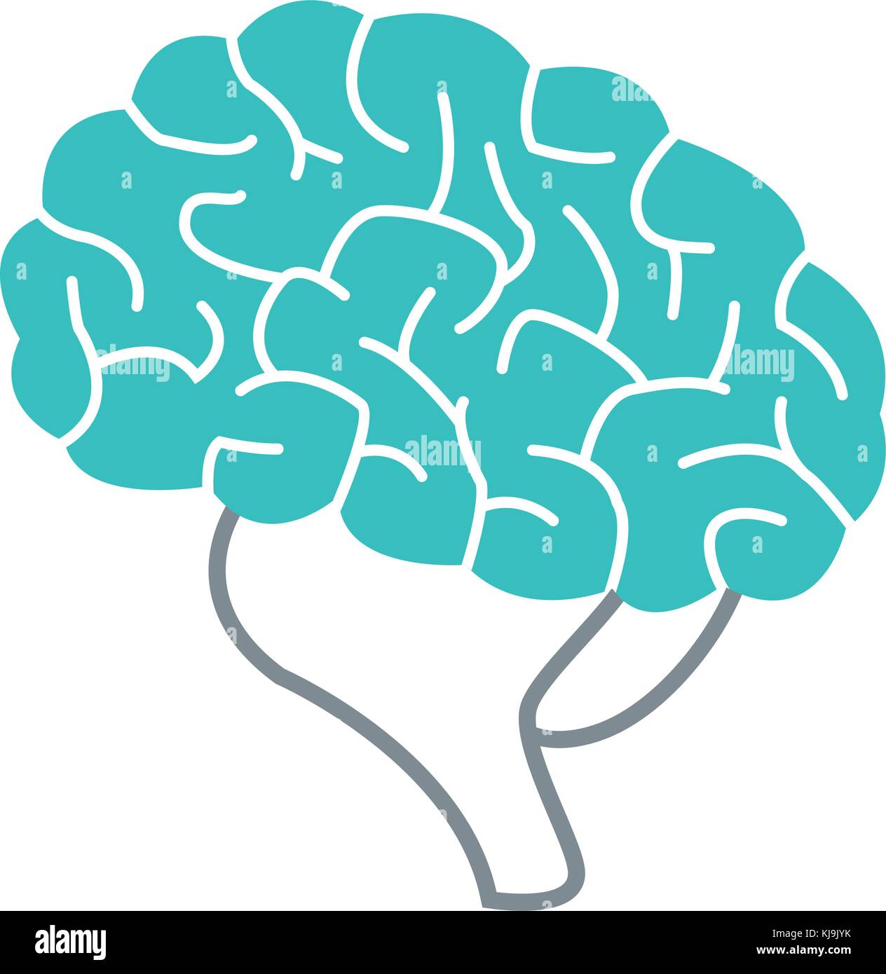 Human brain symbol Stock Vector Image & Art - Alamy