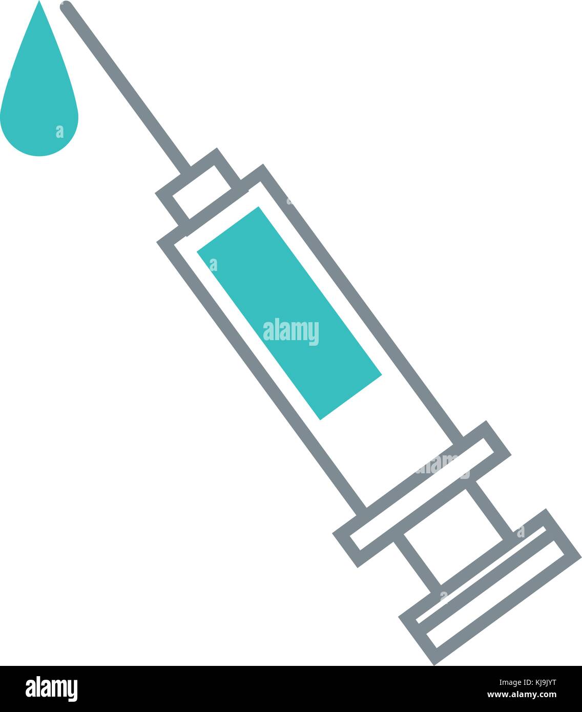 Medical syringe symbol Stock Vector Image & Art - Alamy