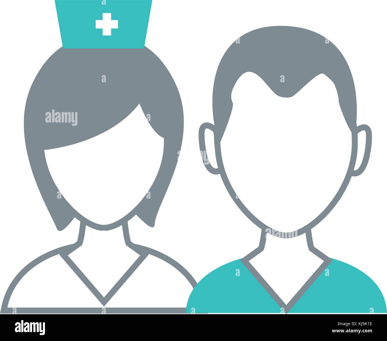 Medical teamwork avatar Stock Vector Image & Art - Alamy