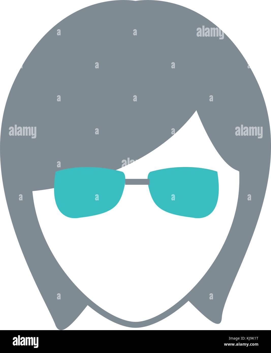 Woman with sunglasses Stock Vector Image & Art - Alamy