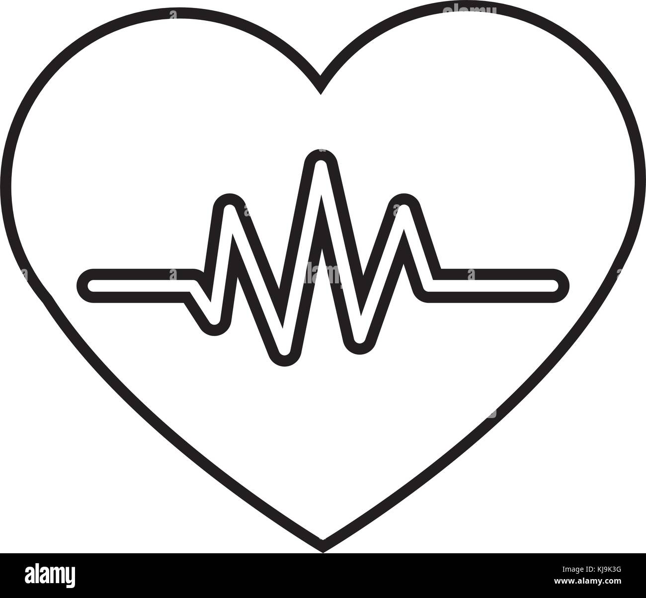 Heart medical symbol Stock Vector Image & Art - Alamy