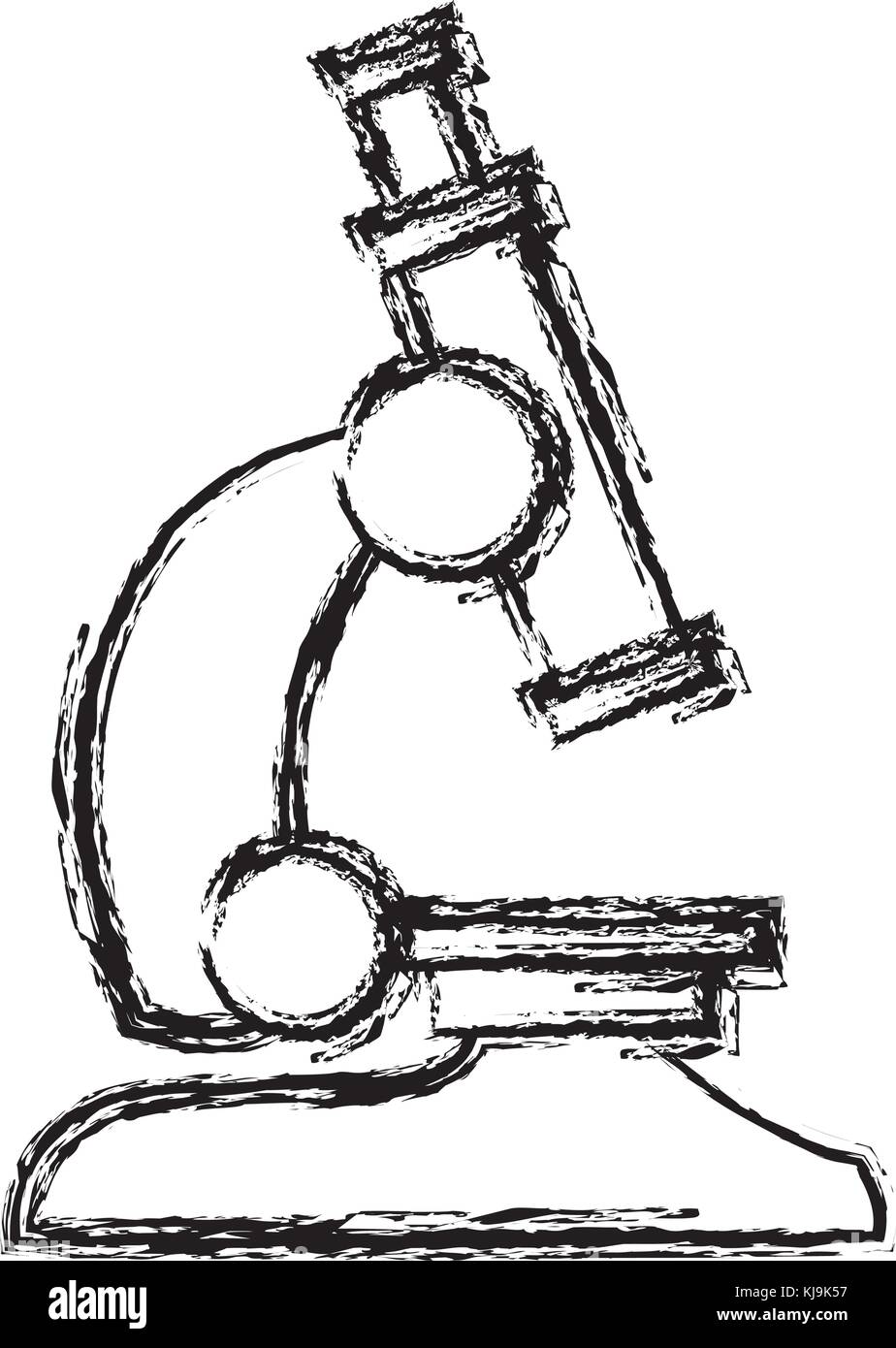 Microscope scientific tool Stock Vector Image & Art - Alamy