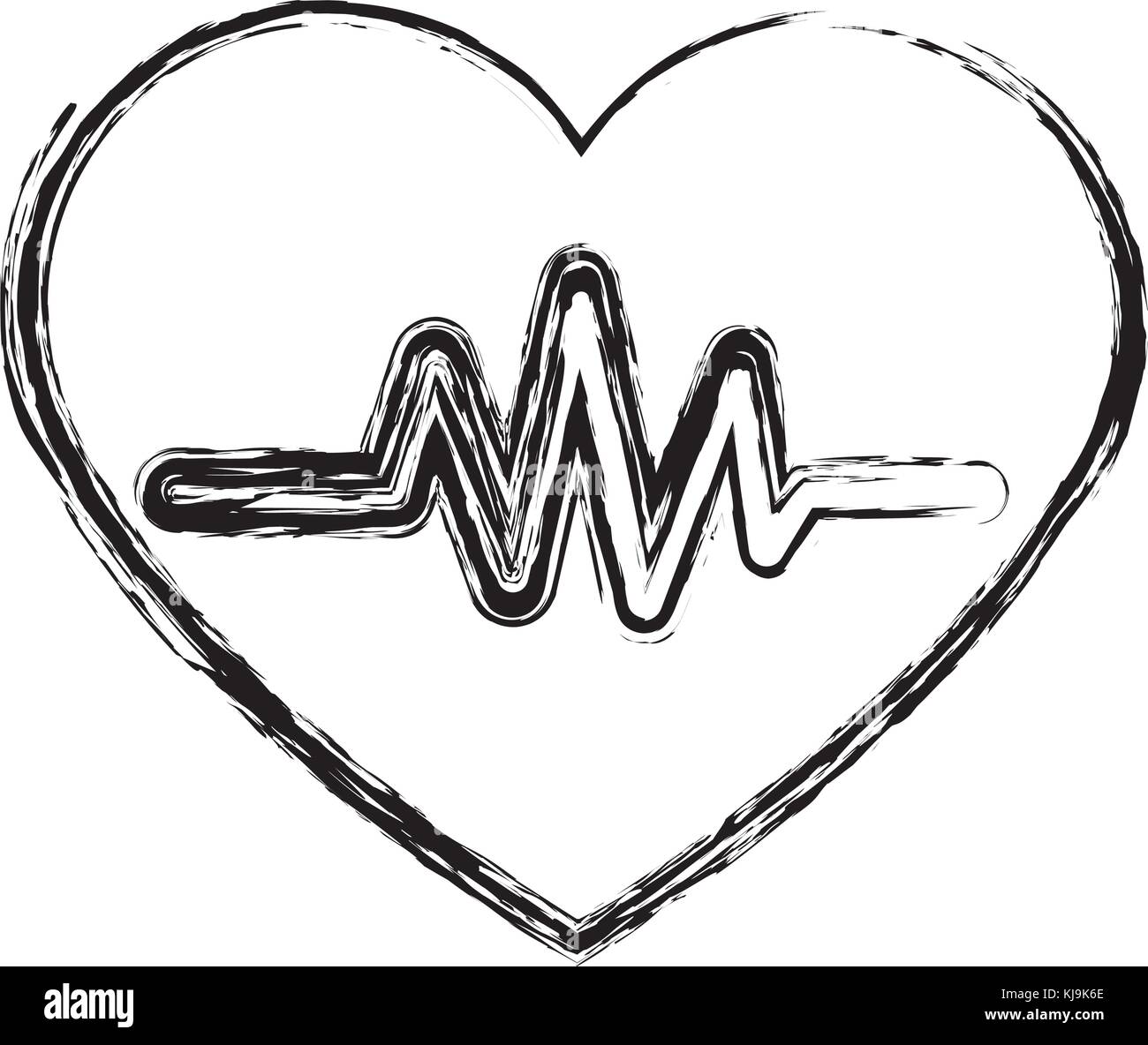 Heart medical symbol Stock Vector Image & Art - Alamy