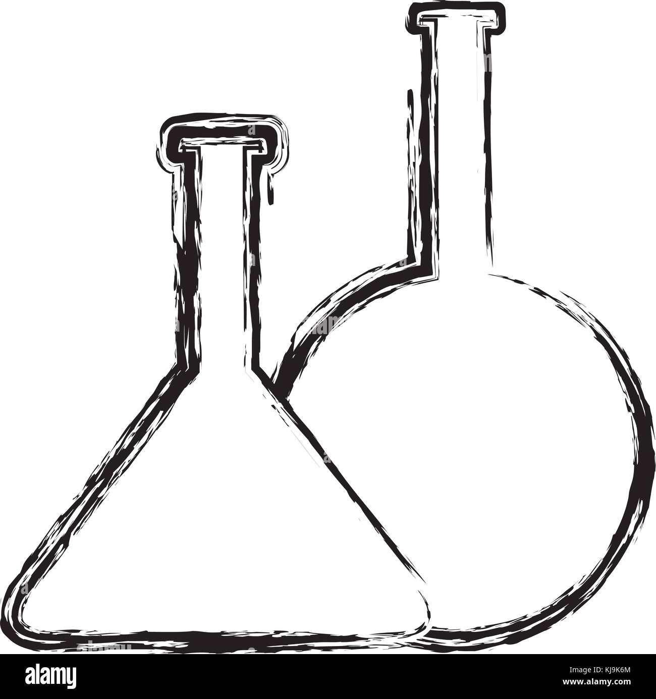 Flask chemistry tools Stock Vector Image & Art - Alamy