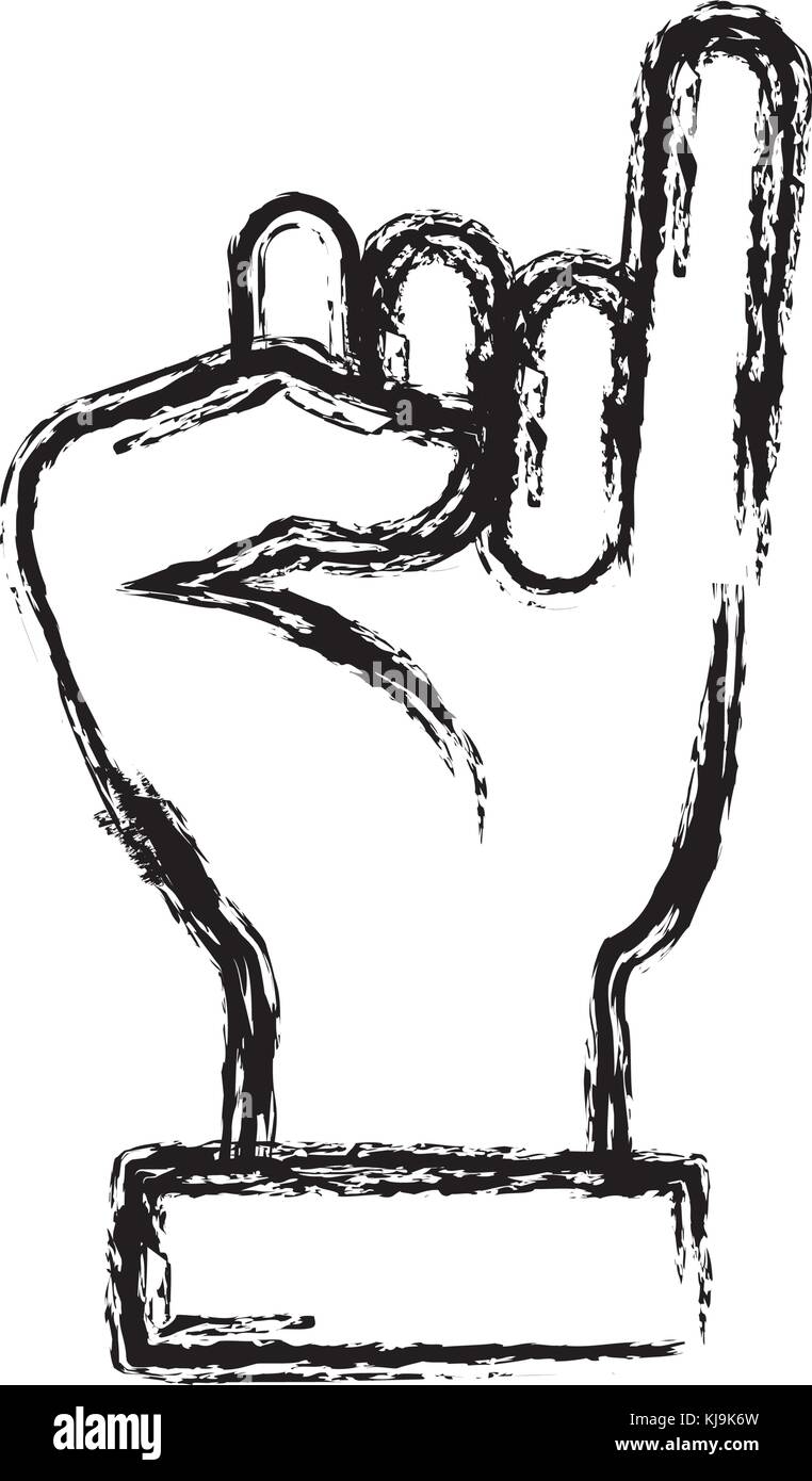 Hand with small finger up Stock Vector Image & Art - Alamy