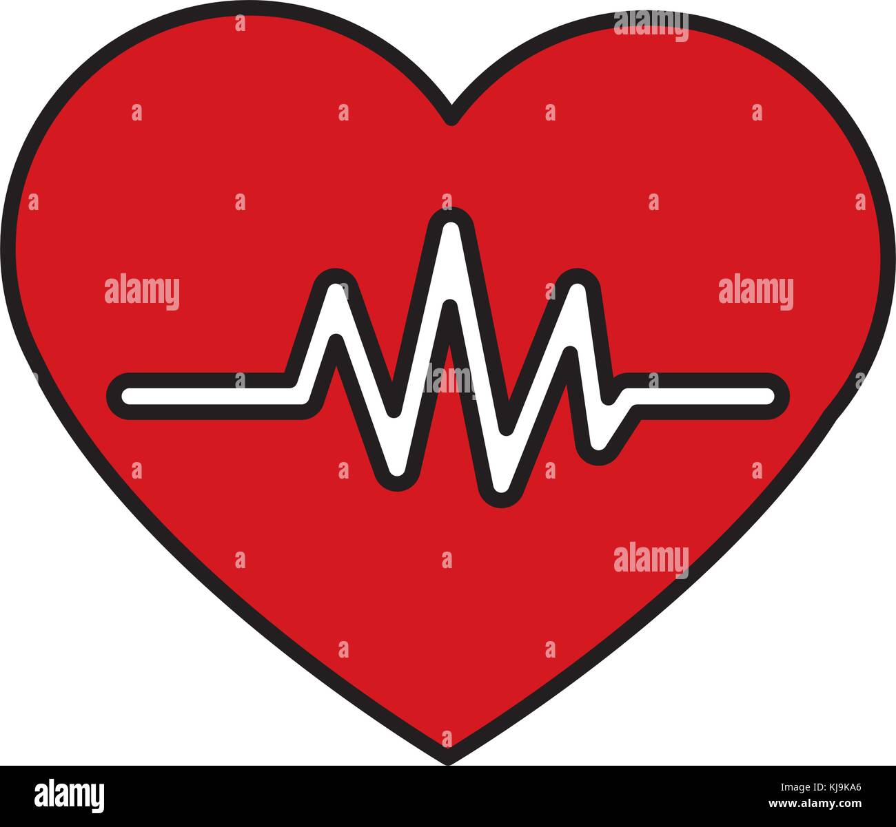 Heart medical symbol Stock Vector Image & Art - Alamy