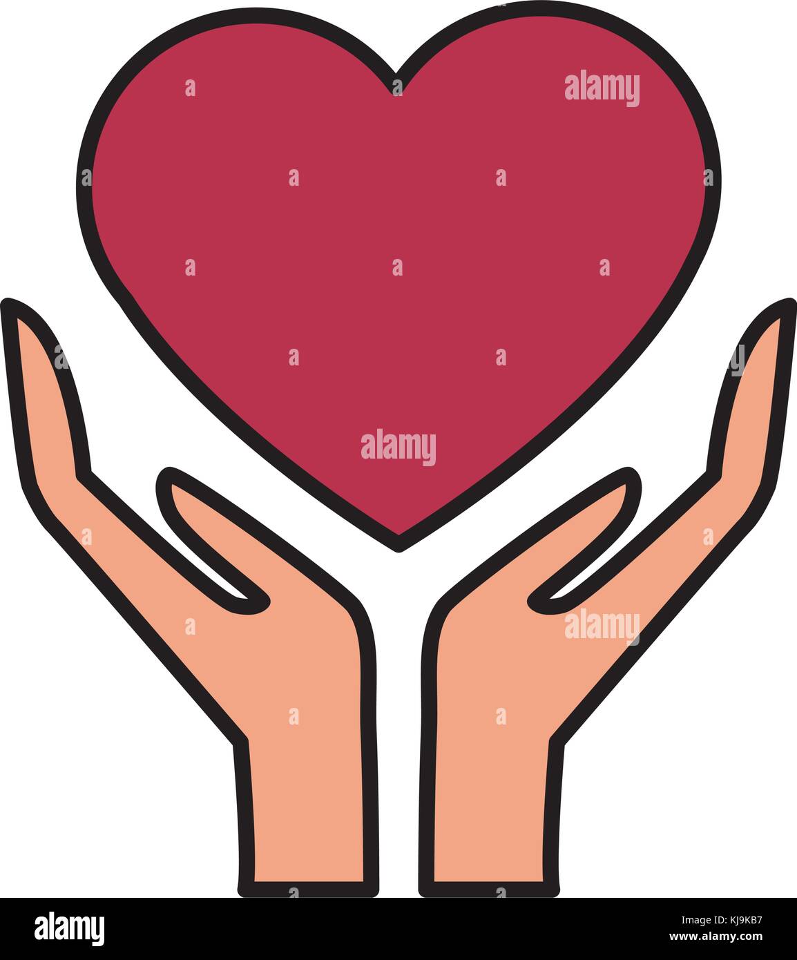 Hands with medical symbol Stock Vector Image & Art - Alamy