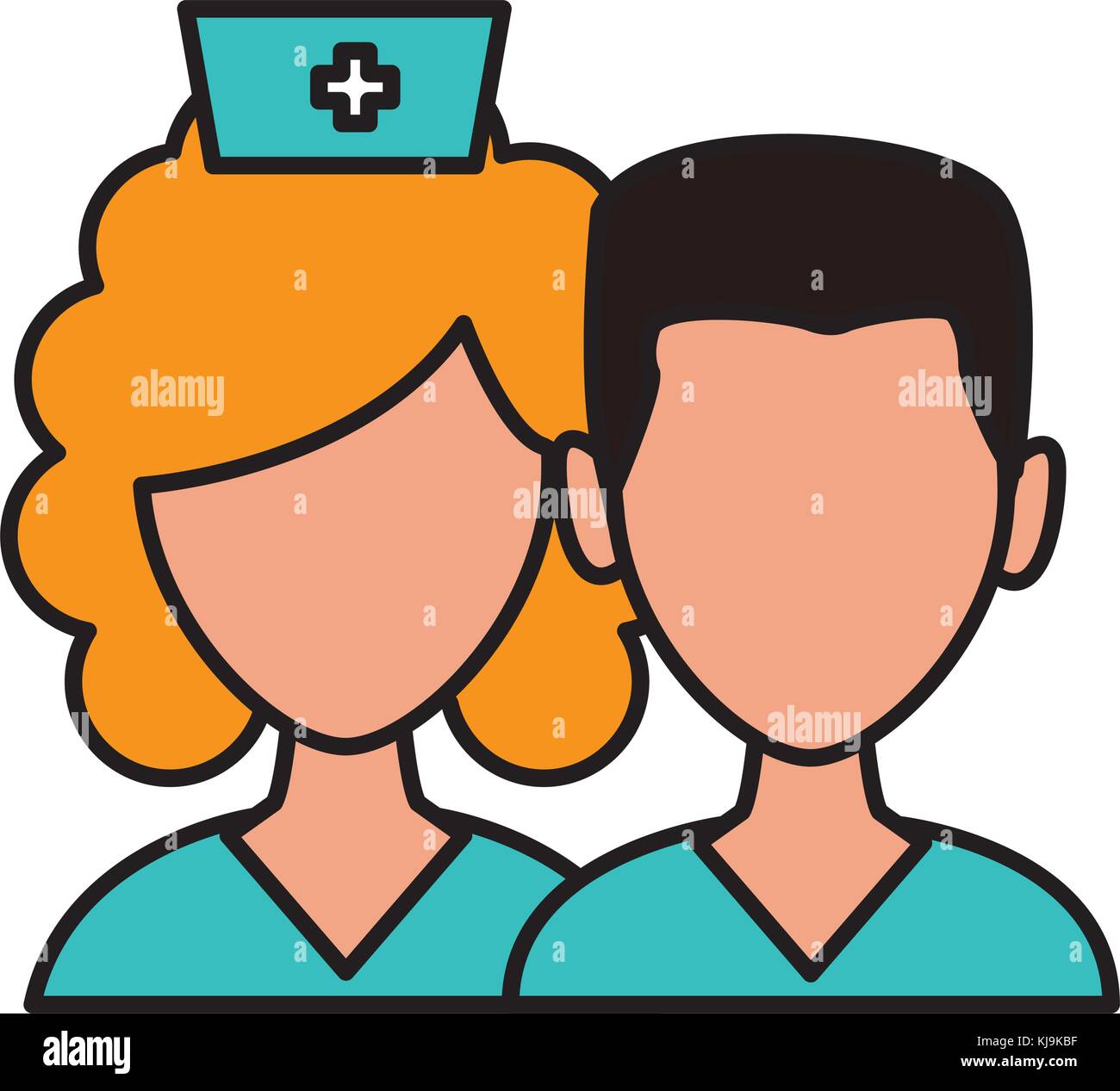 Medical teamwork avatar Stock Vector Image & Art - Alamy