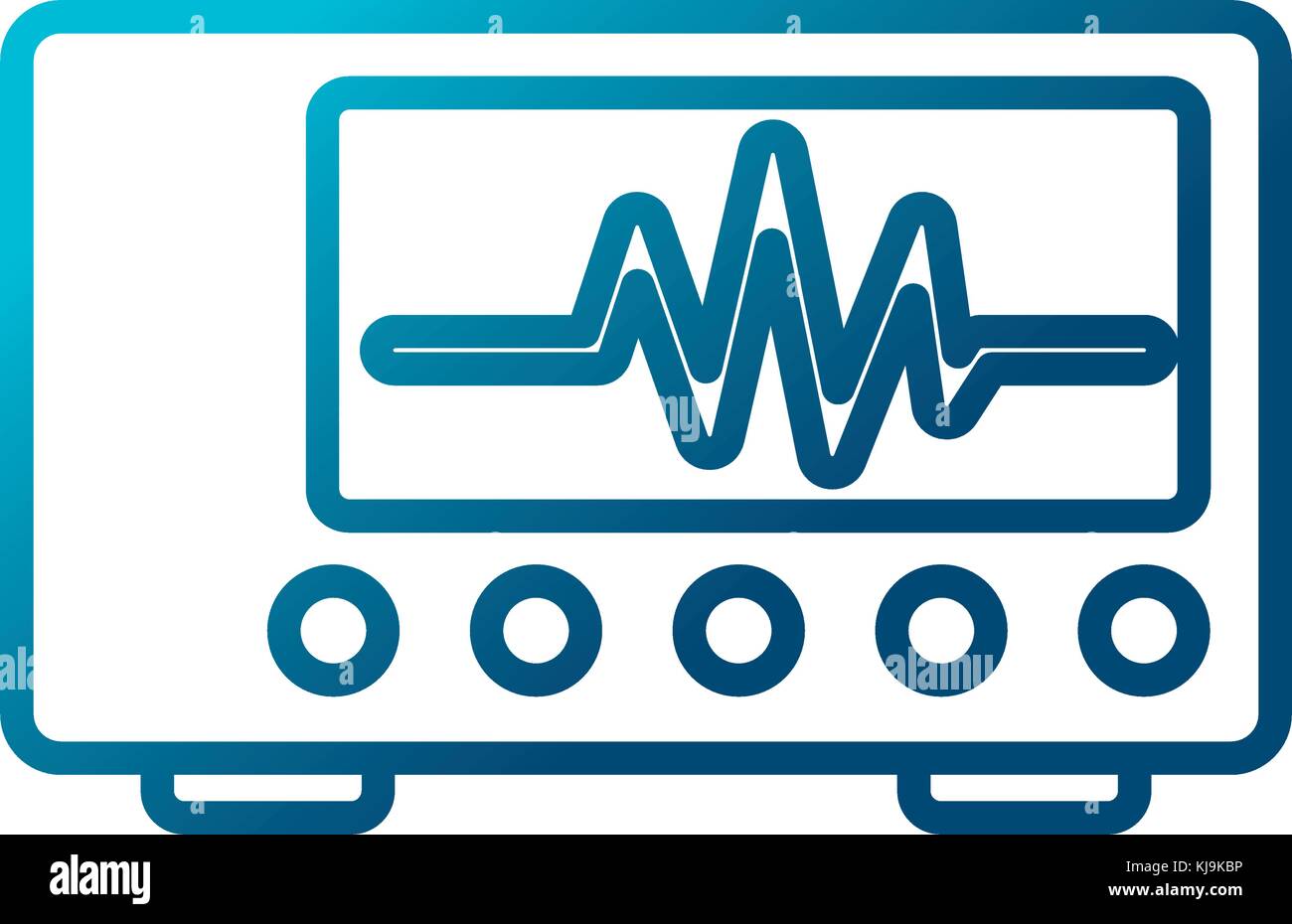Heartbeat medical machine Stock Vector Image & Art - Alamy