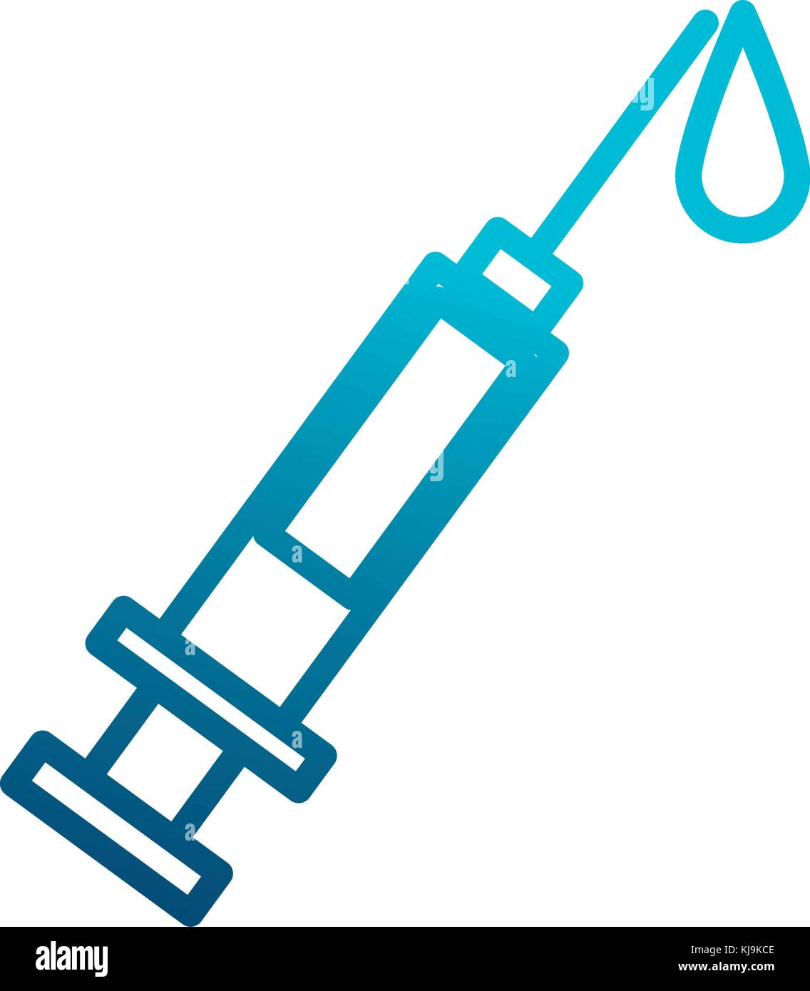 Medical syringe symbol Stock Vector Image & Art - Alamy