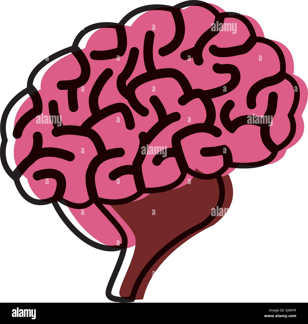 Human brain symbol Stock Vector Image & Art - Alamy