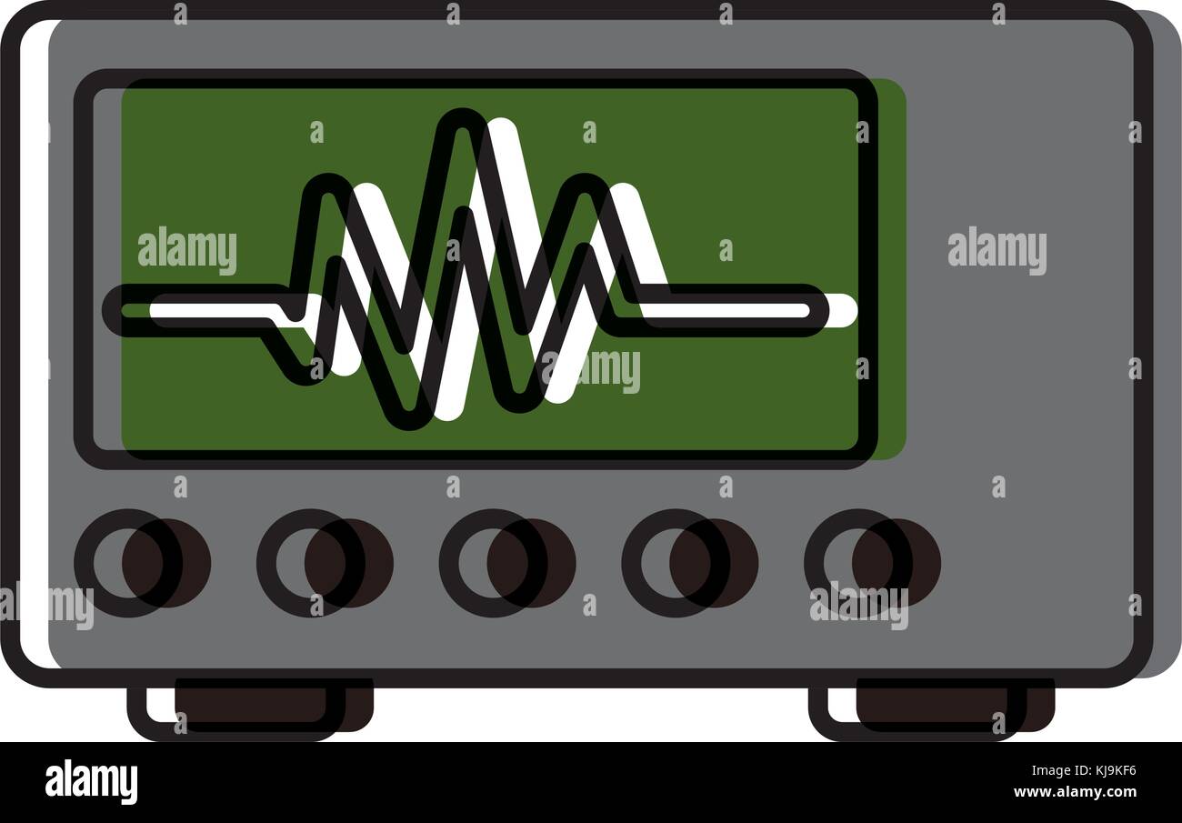 Heartbeat medical machine Stock Vector Image & Art - Alamy