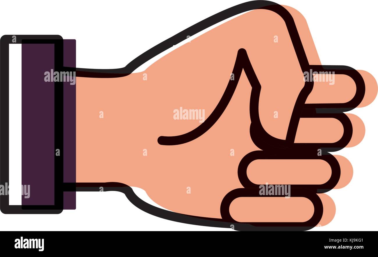 Clenched hand symbol Stock Vector Image & Art - Alamy
