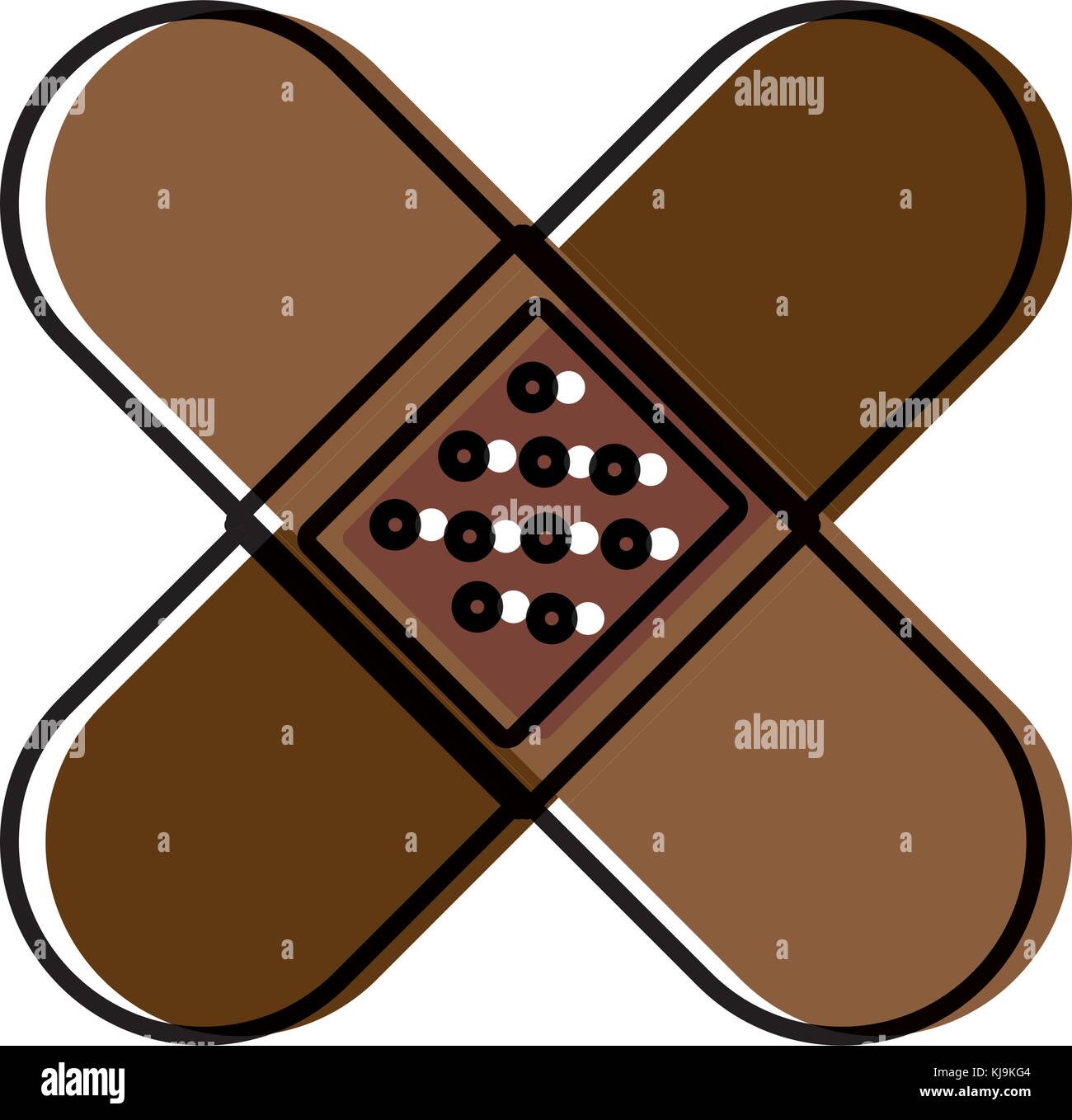 Medical bandages crossed Stock Vector Image & Art - Alamy