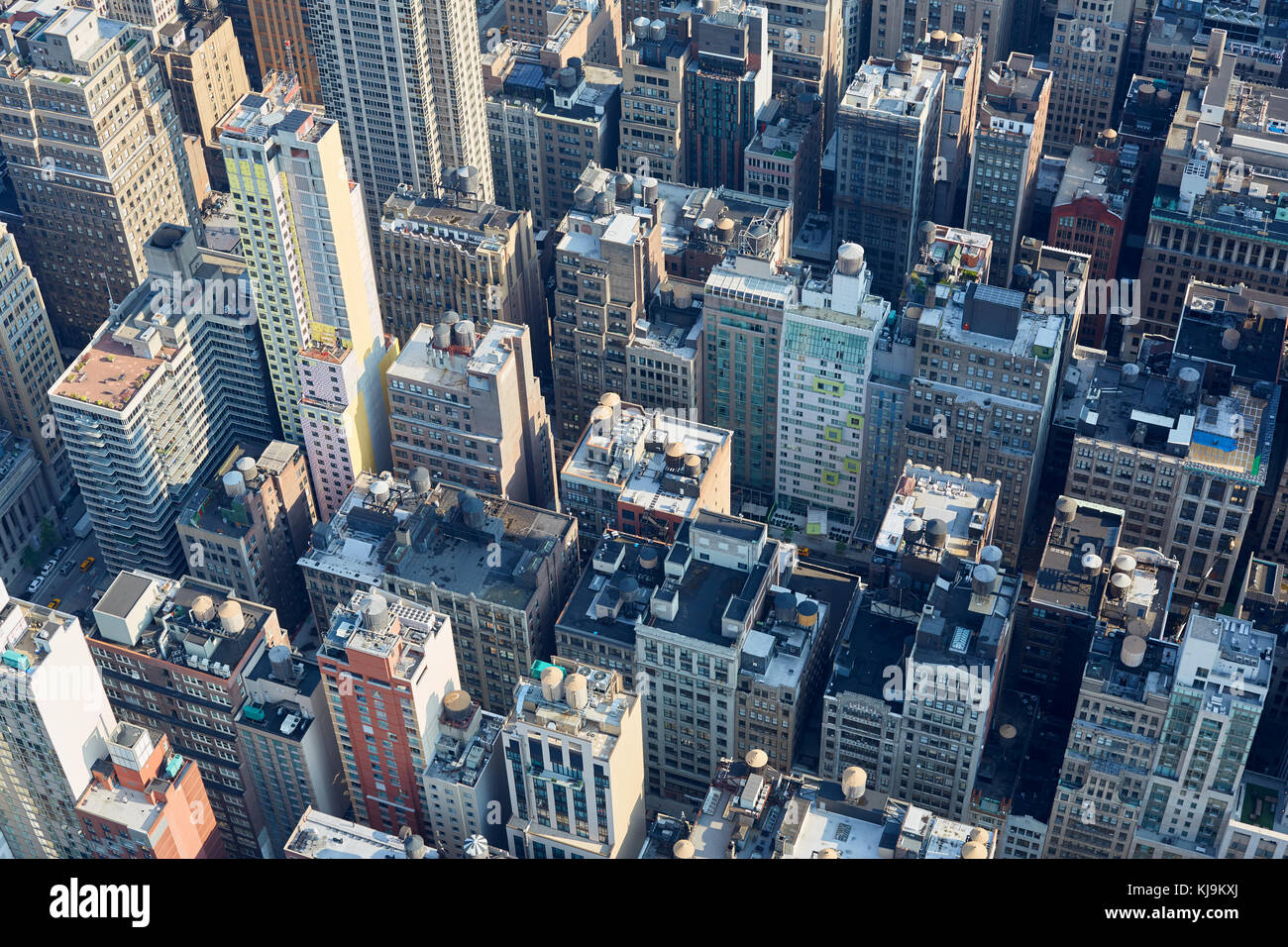 Aerial view new york skyscrapers hi-res stock photography and images ...