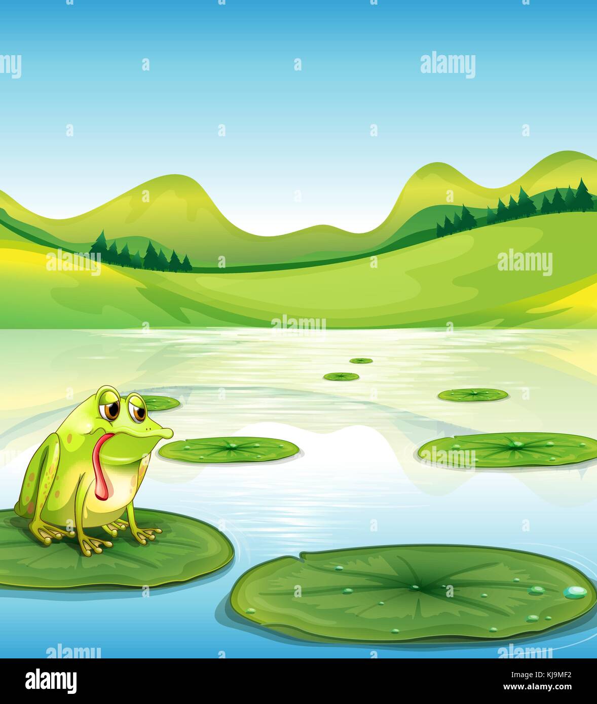 Cartoon crazy frog hi-res stock photography and images - Alamy