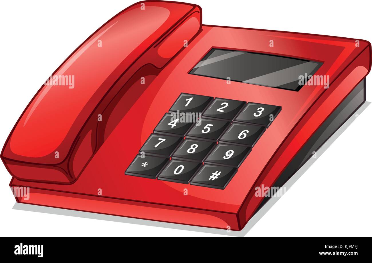 Cartoon drawing talking receiver hi-res stock photography and images ...