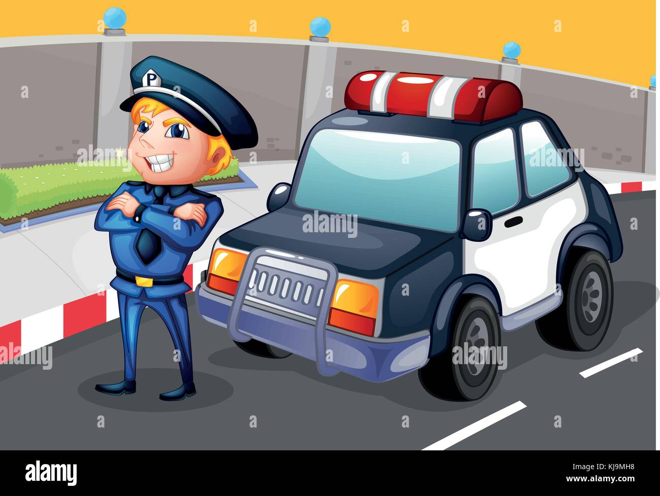 Patrol service uniform Stock Vector Images - Alamy