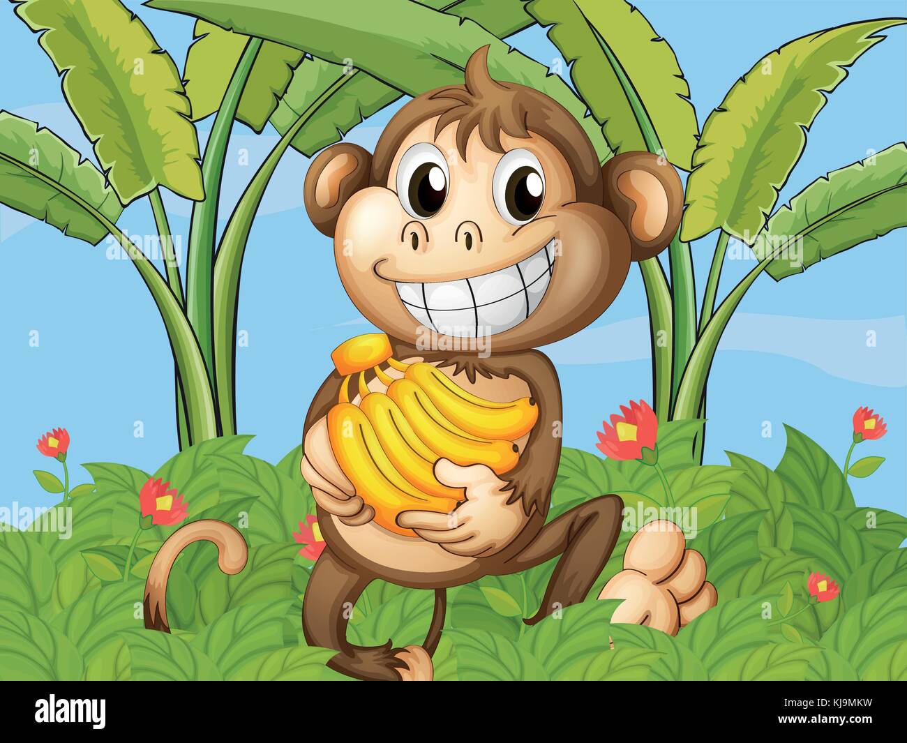 Clip Art Monkey Banana