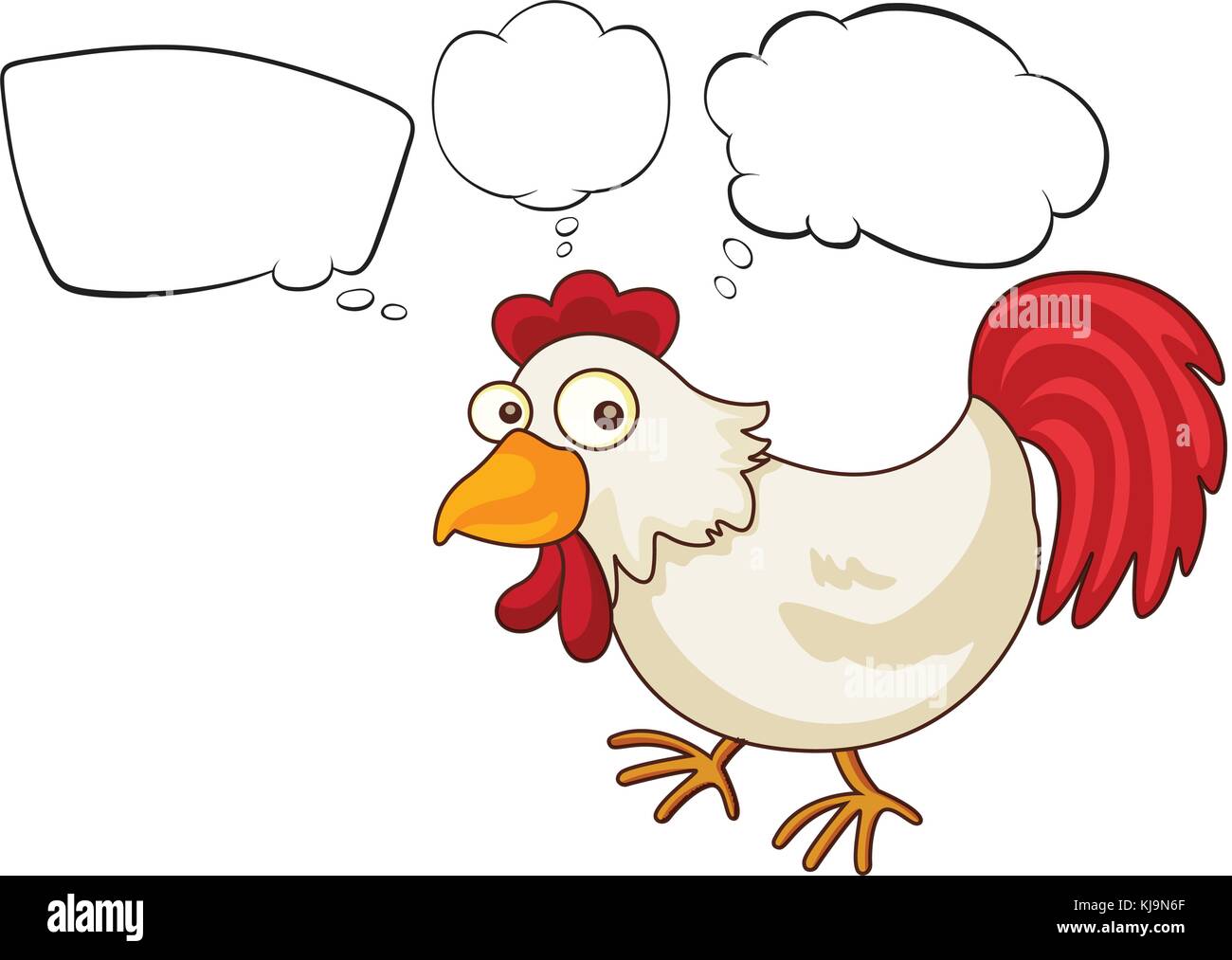 Feather on background empty Stock Vector Images - Alamy