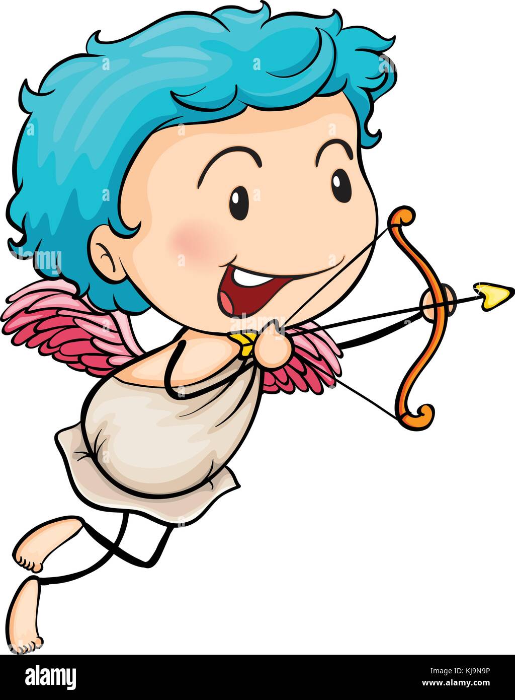 Ilustration of Mr. cupid on a white background Stock Vector Image & Art ...