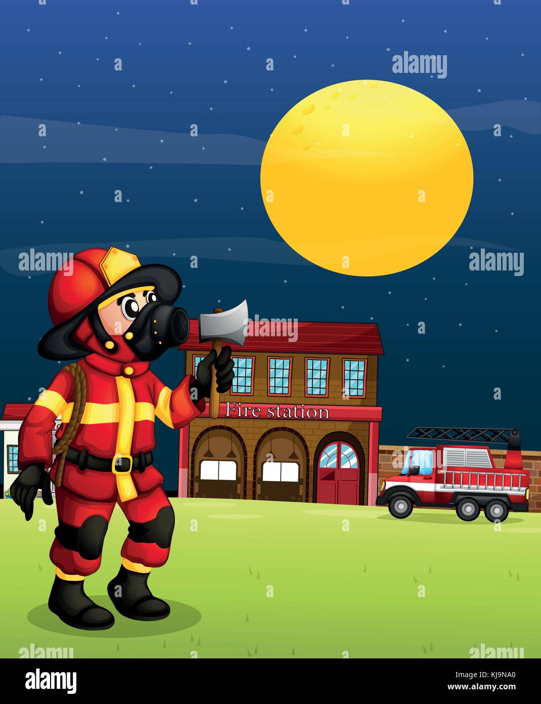 Cartoon fireman boots hi-res stock photography and images - Alamy