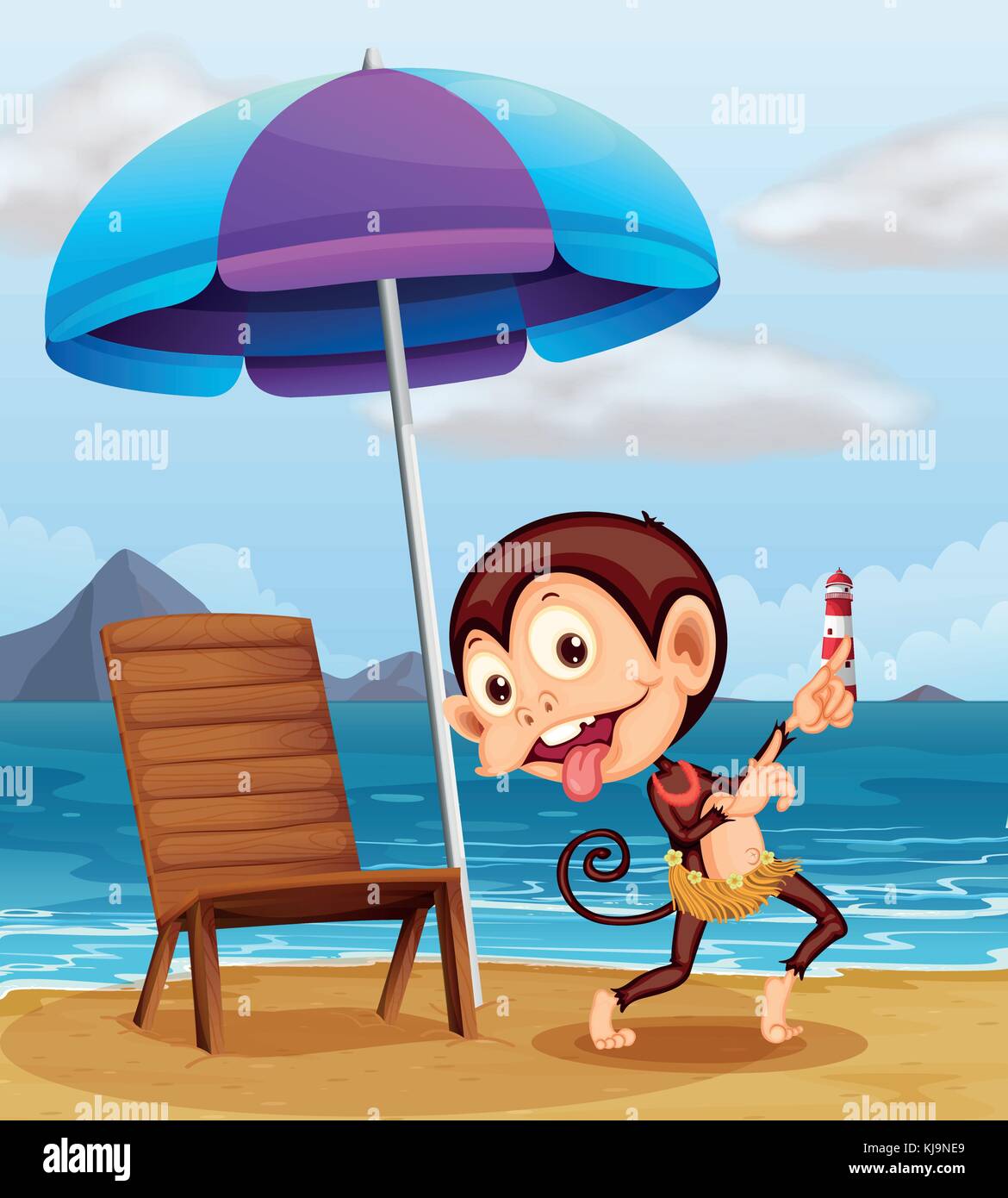 Beach dancing Stock Vector Images - Alamy