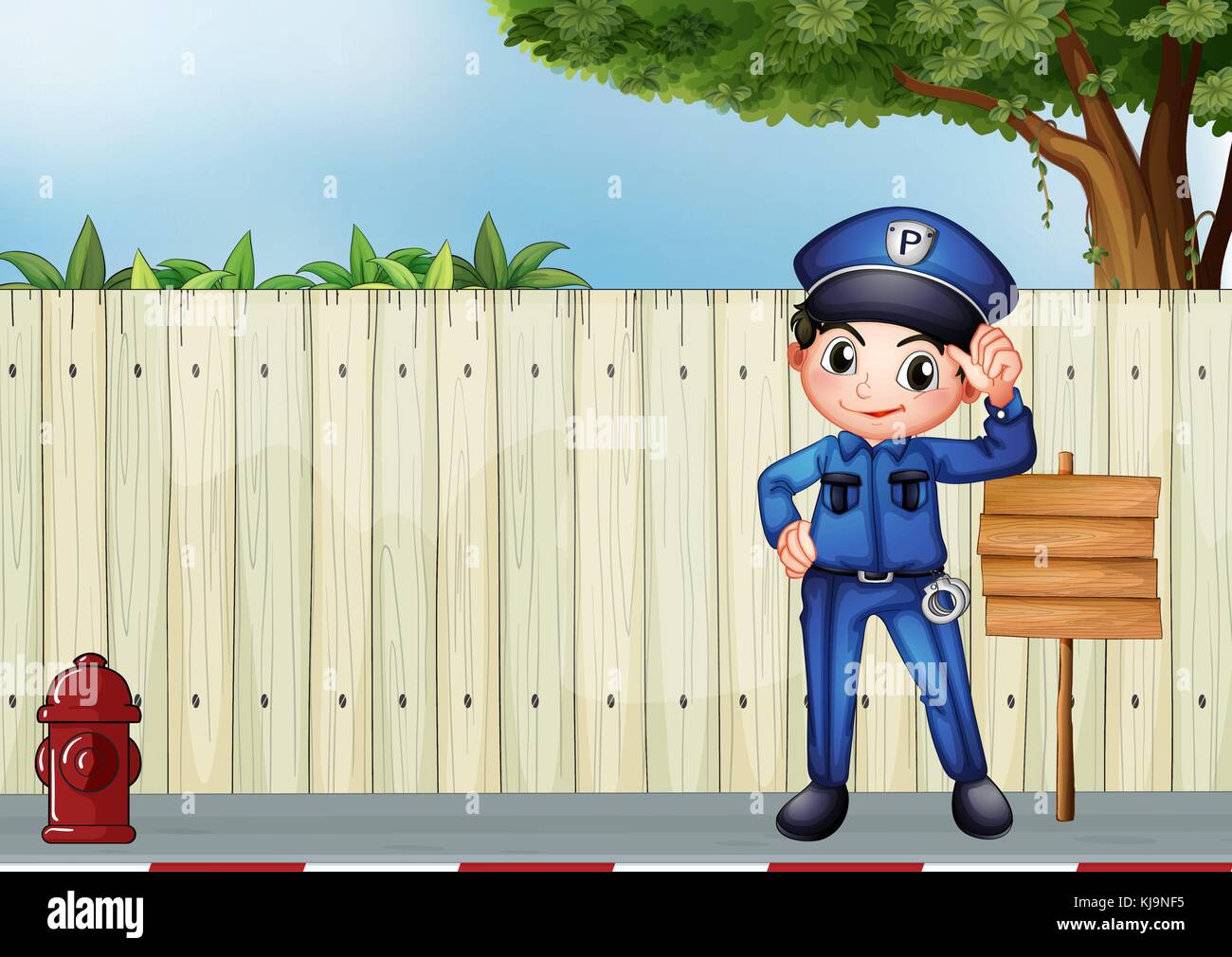 Police advert Stock Vector Images - Alamy