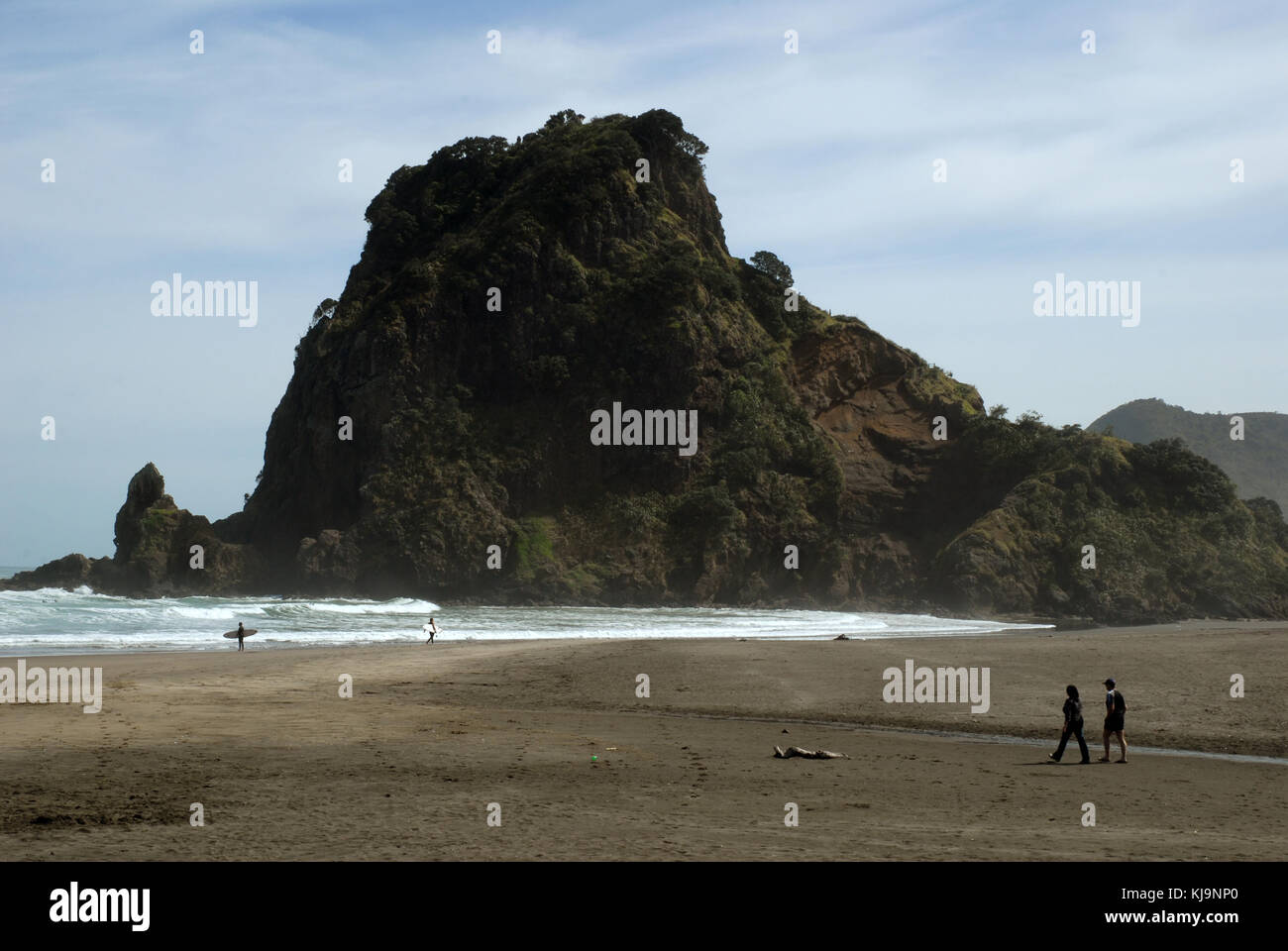 Piha Beach, New Zealand Stock Photo - Alamy