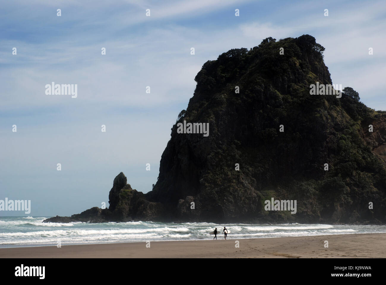 Piha Beach, New Zealand Stock Photo - Alamy