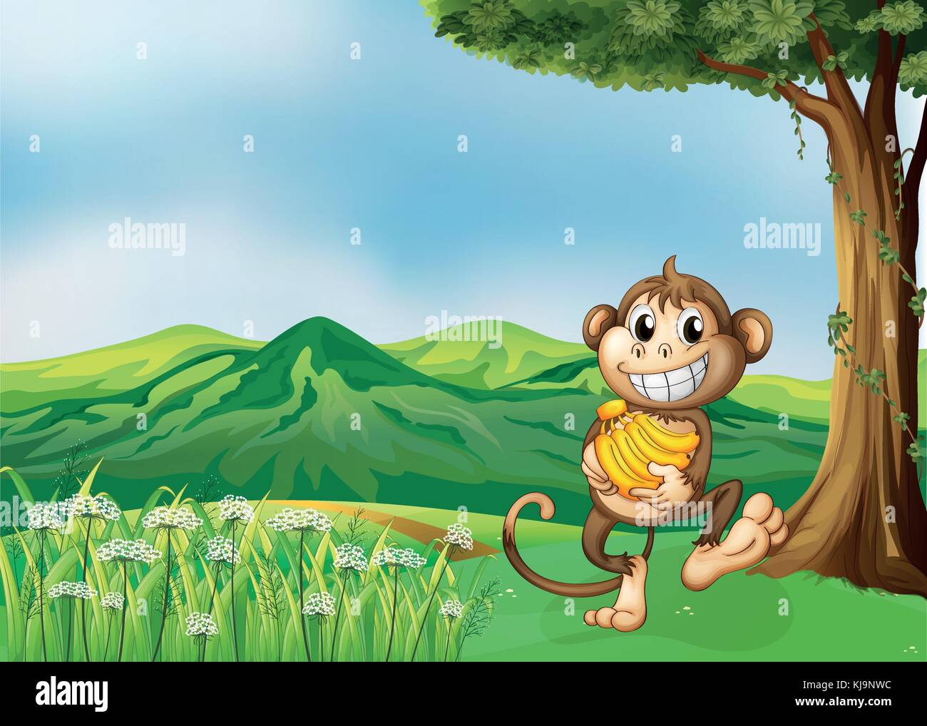 Monkey holding meal hi-res stock photography and images - Alamy