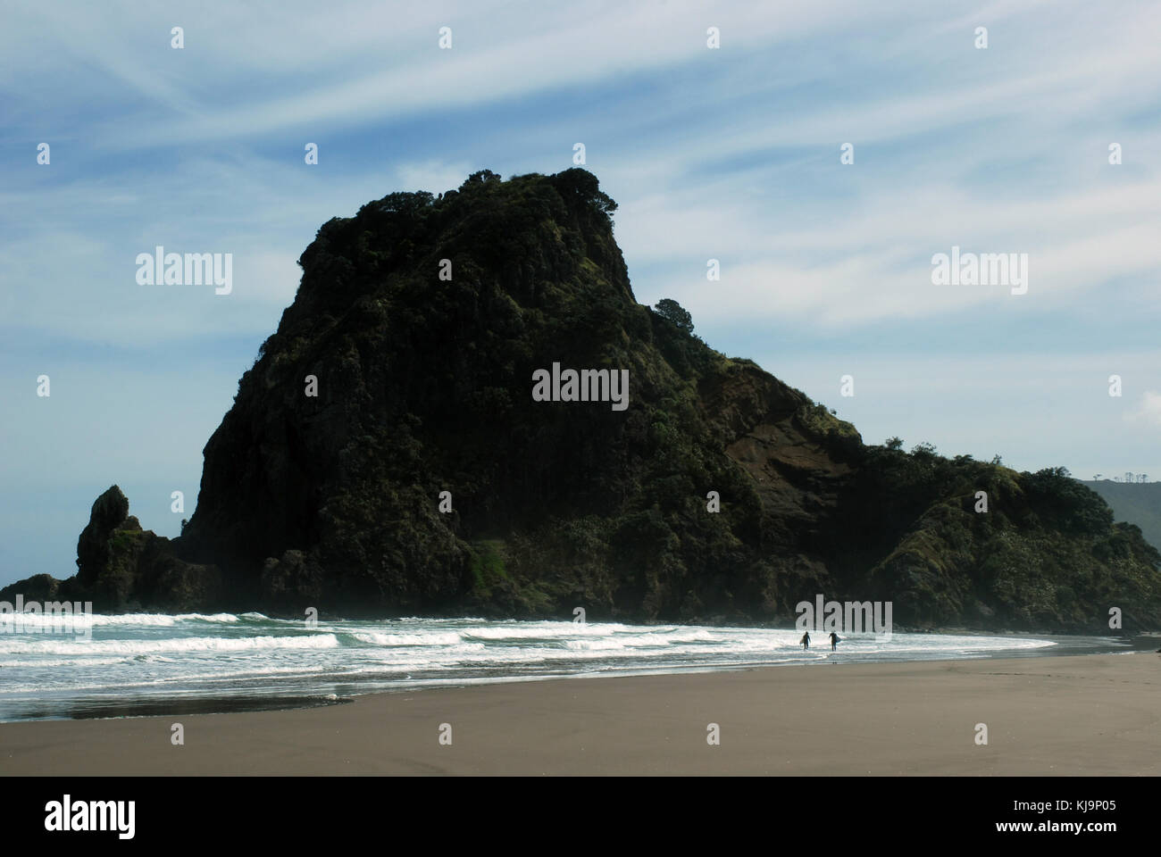 Piha Beach, New Zealand Stock Photo - Alamy