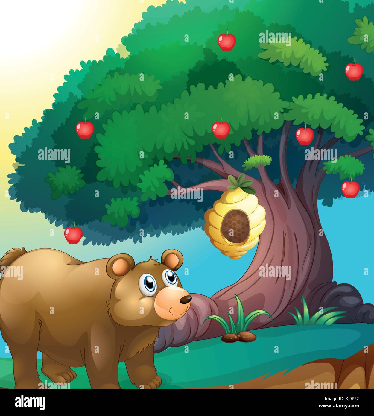 Bee house beehive in Stock Vector Images - Alamy