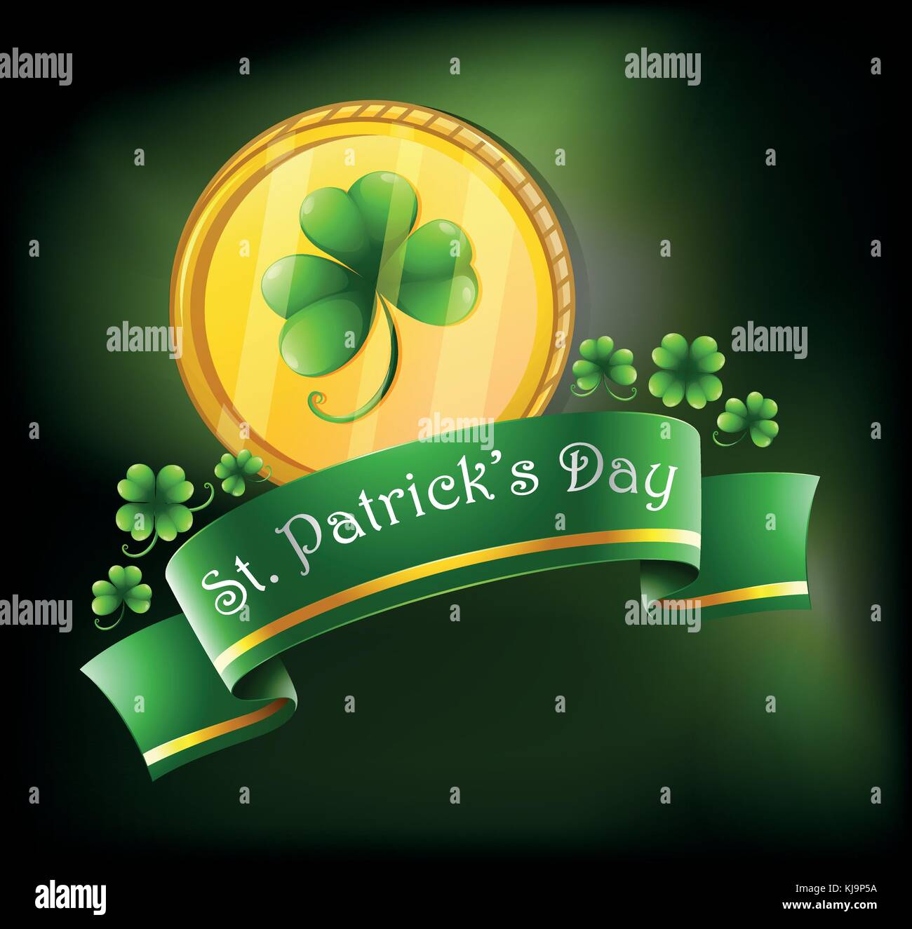 Illustration of the symbols for St. Patrick's celebration Stock Vector ...