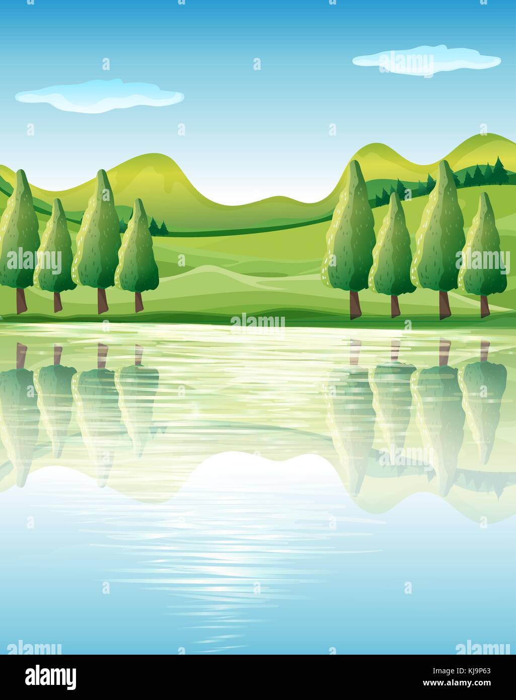 Illustration of the beauty of nature Stock Vector Image & Art - Alamy