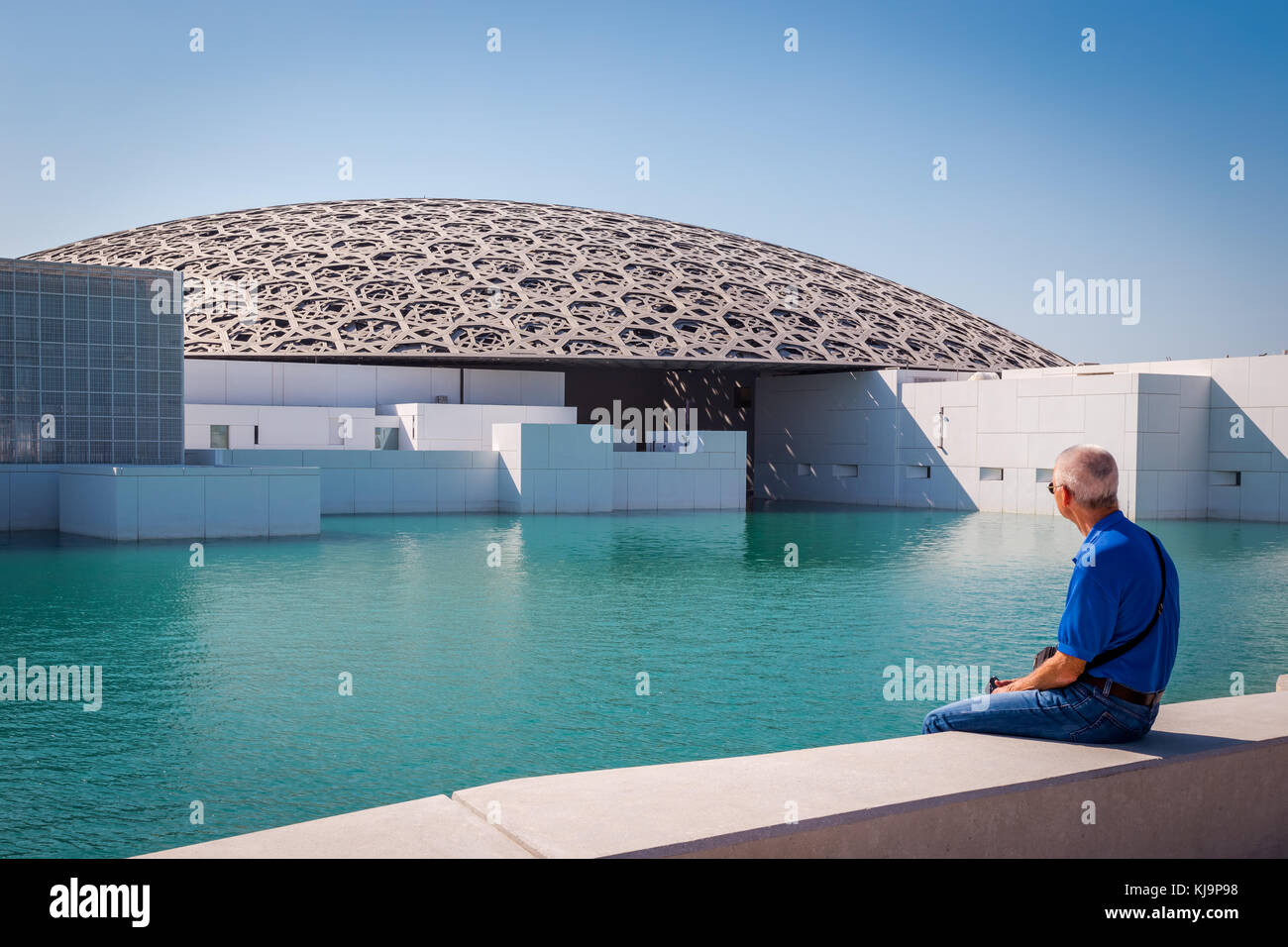 Abu Dhabi, United Arab Emirates, November 14, 2017, The Louvre, on ...