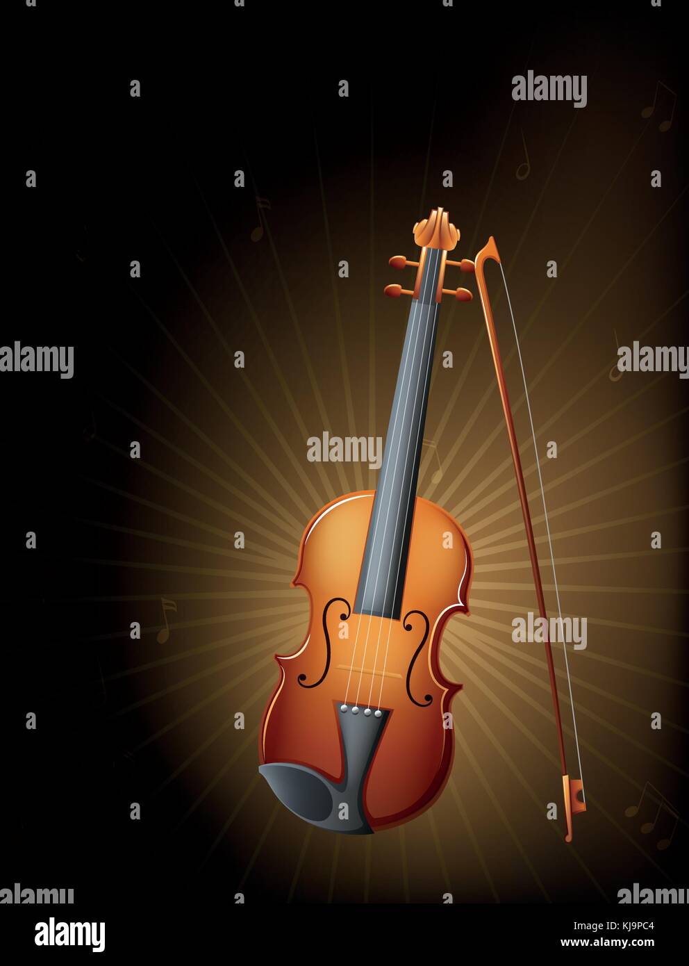 Illustration of a string instrument Stock Vector Image & Art - Alamy