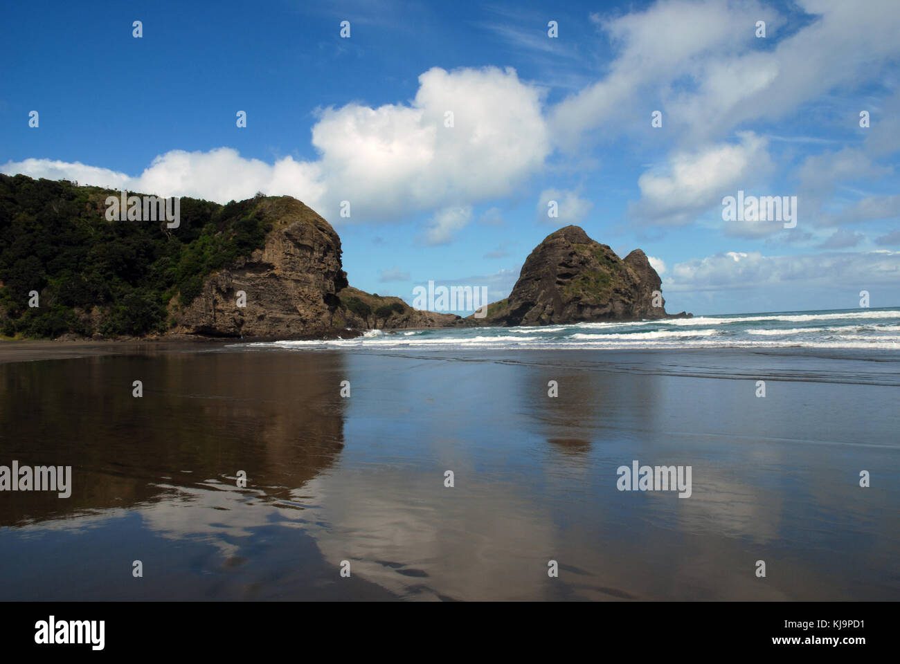 Piha Beach, New Zealand Stock Photo - Alamy