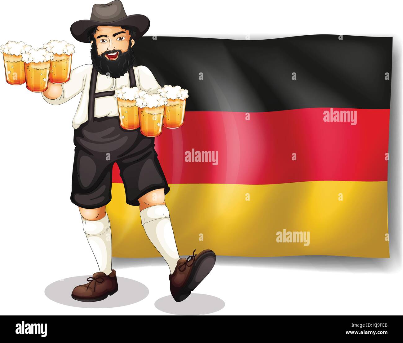 Quadrilateral beard Stock Vector Images - Alamy