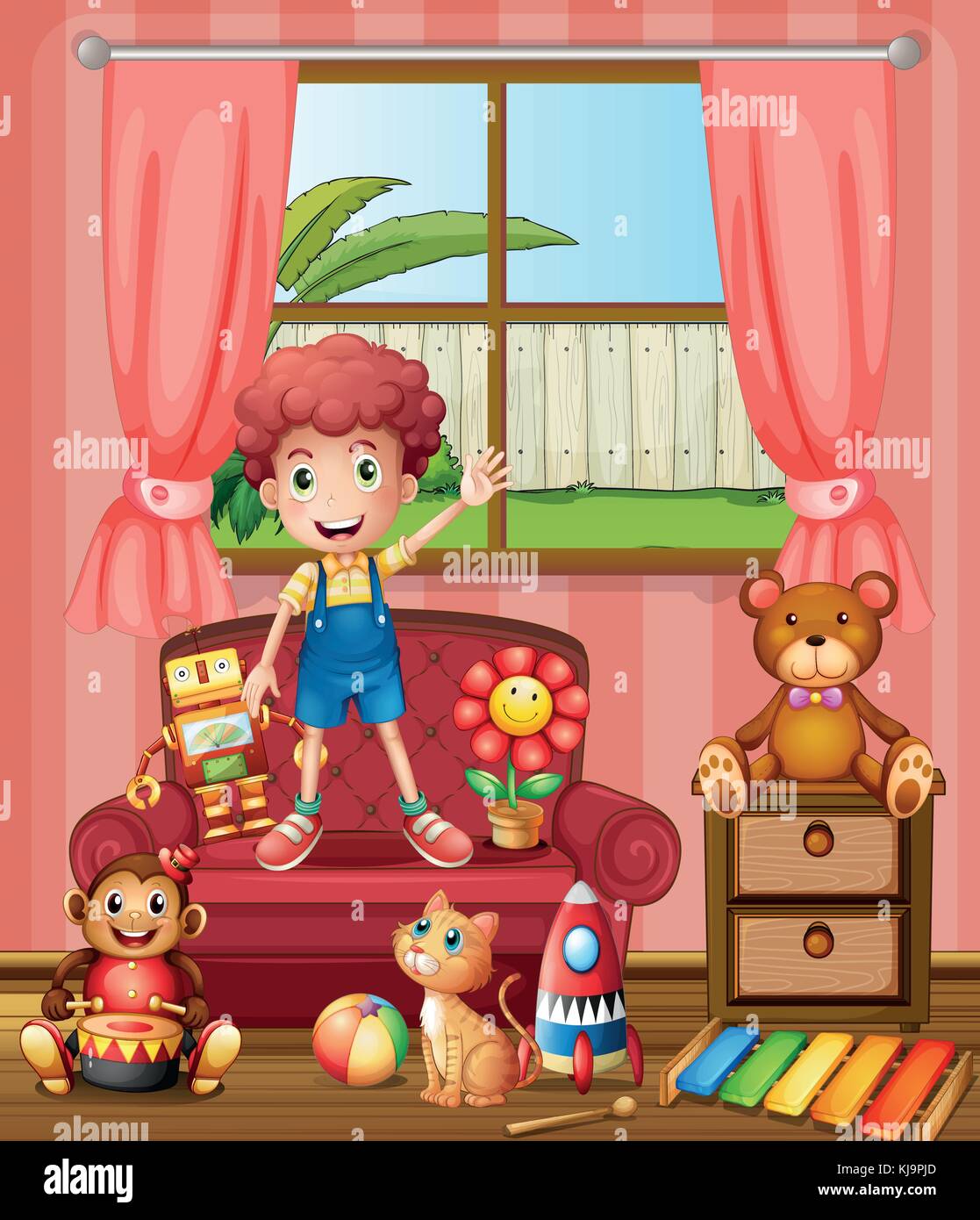Monkey room Stock Vector Images - Alamy