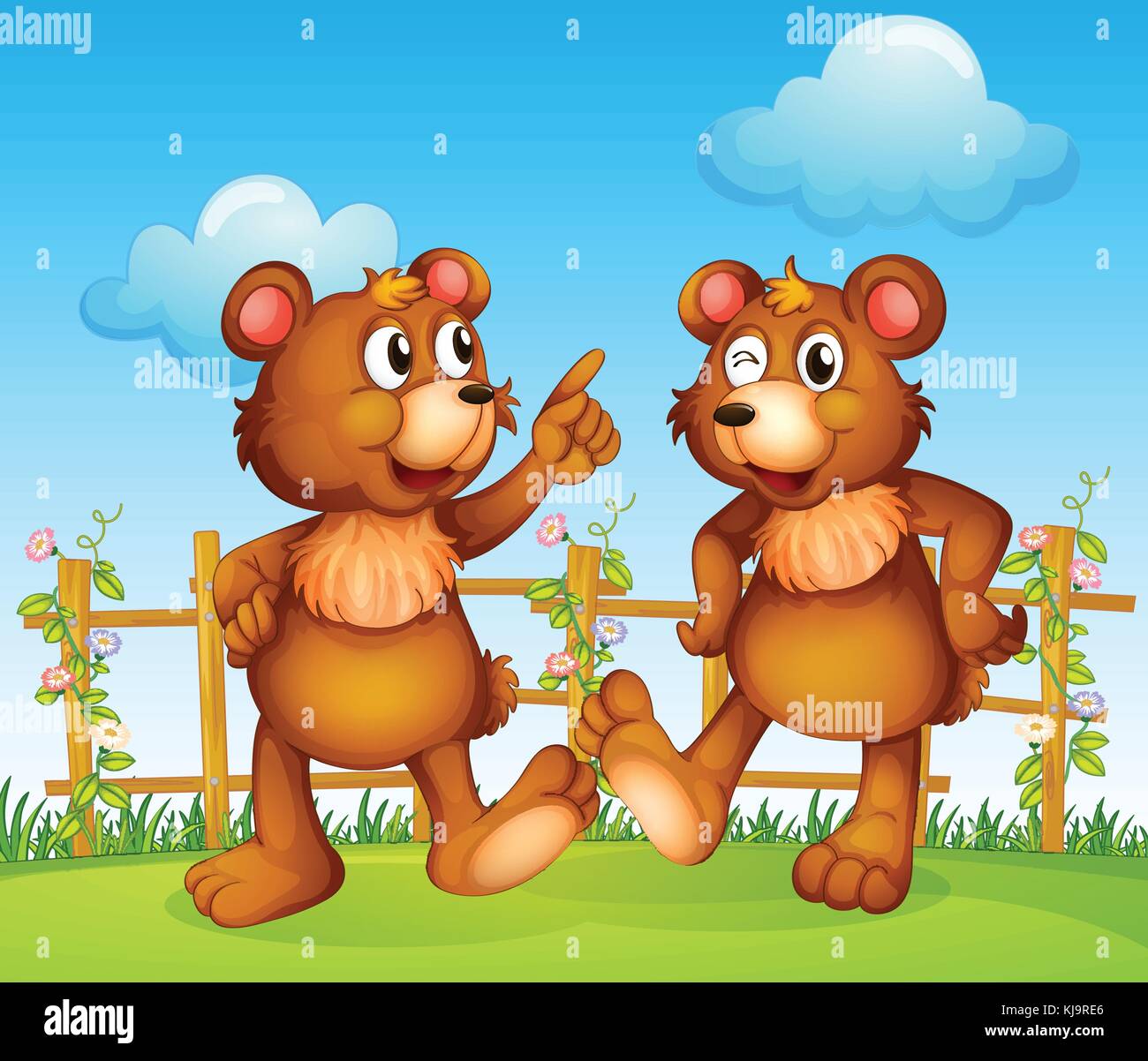 Belly two ears Stock Vector Images - Alamy